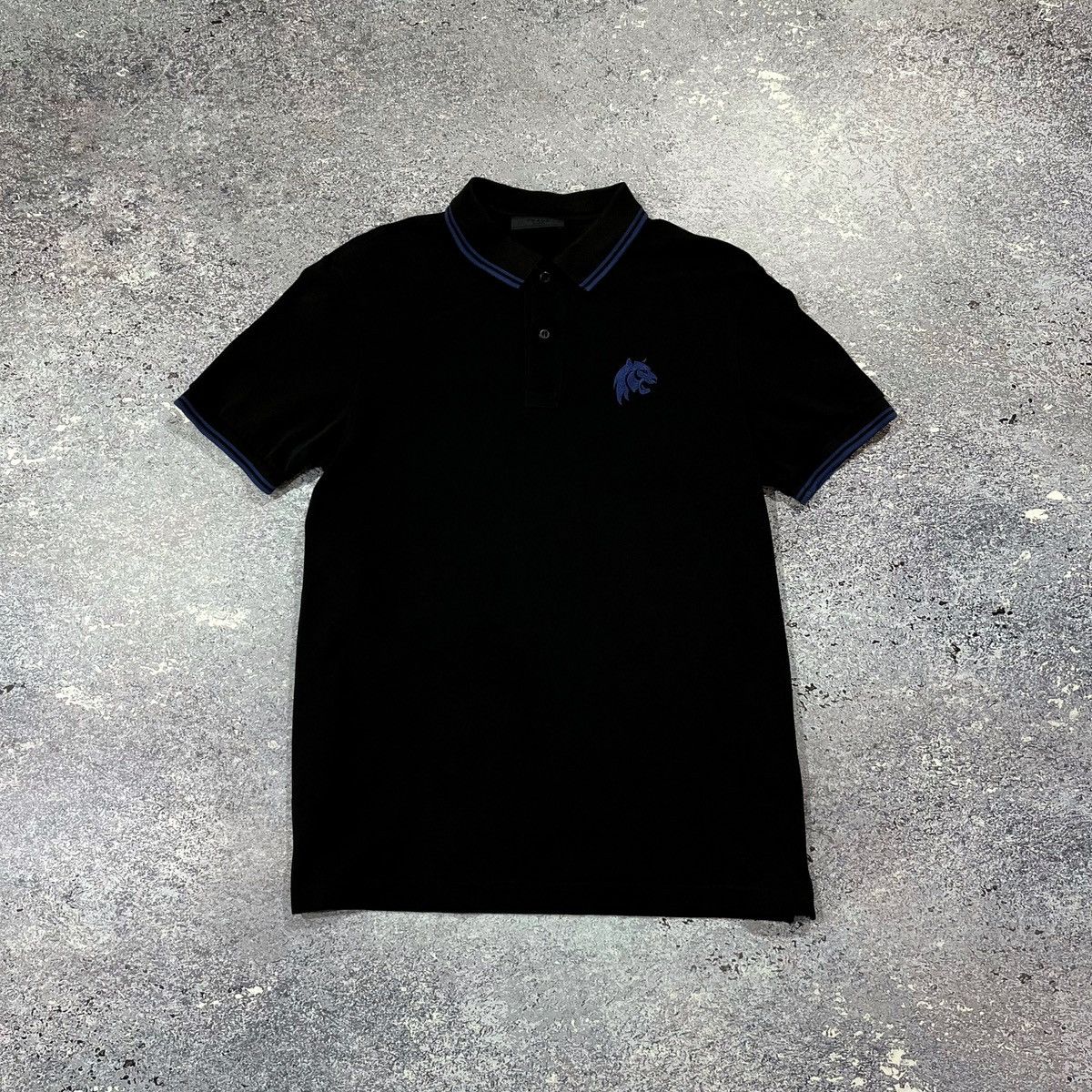 Prada Prada Milano Lion Logo Polo T Shirt | Grailed