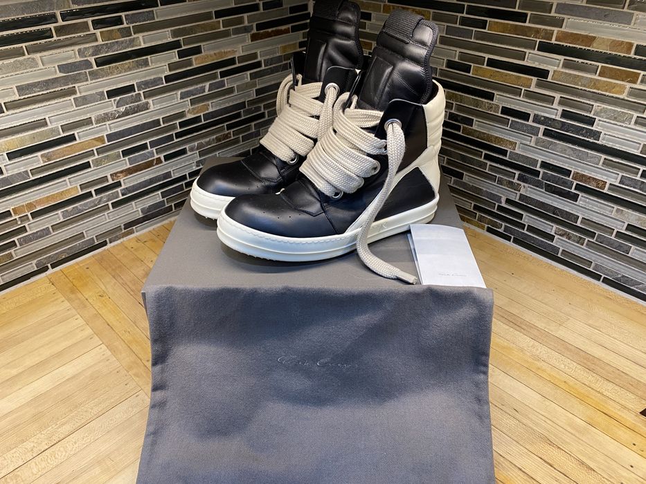 Rick Owens Rick Owens Geobasket Jumbo Laces Sneakers 42 | Grailed