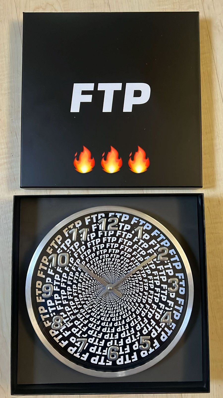 Fuck The Population FTP Spiral Wall Clock IN HAND READY TO SHIP | Grailed