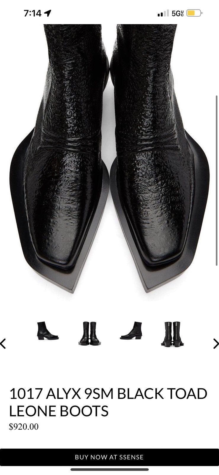 1017 ALYX 9SM 1017 ALYX 9SM Leather Leone Boots | Grailed