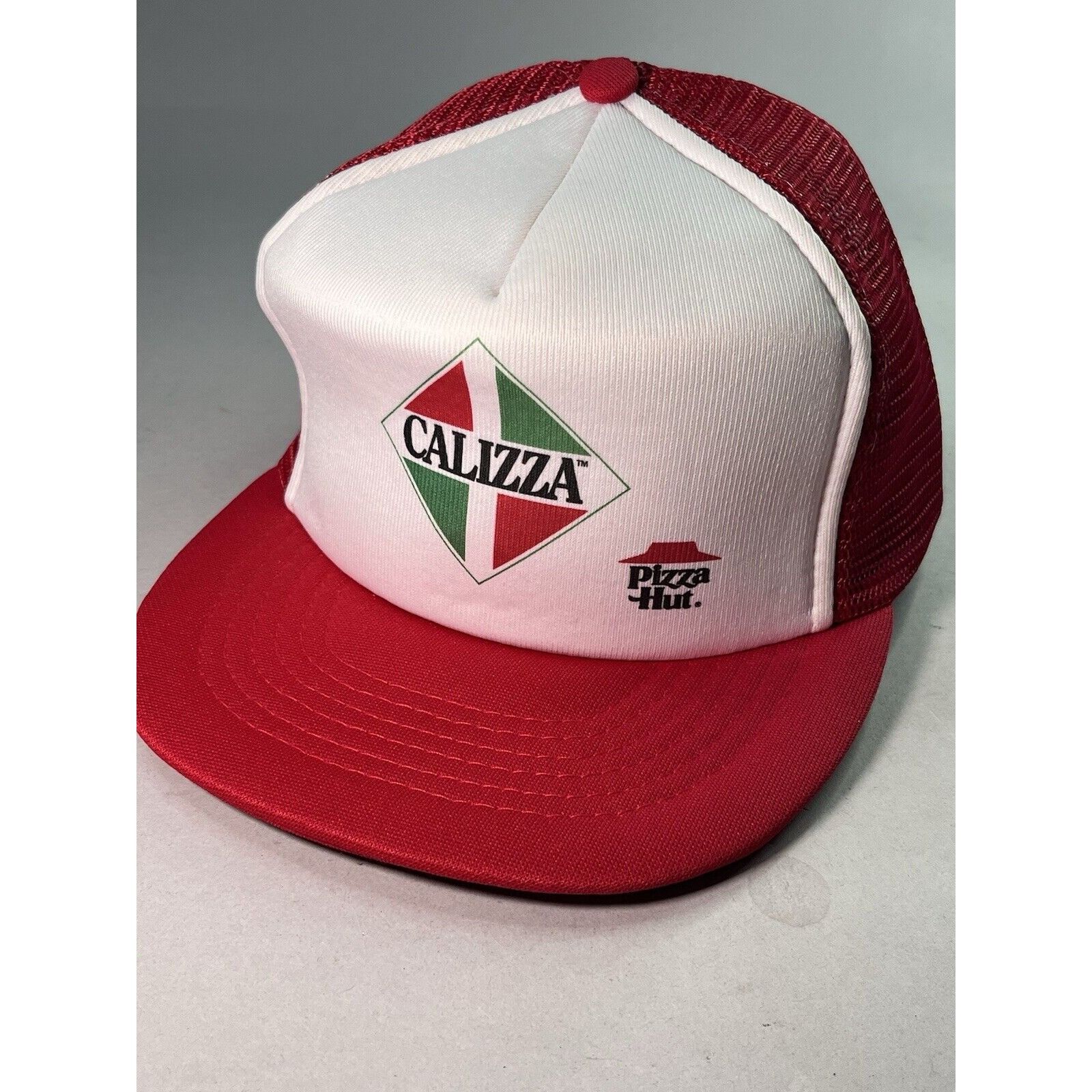 Vintage Pizza Hut Calizza Mesh Snap Back Embroidered Trucker Hat Cap ...
