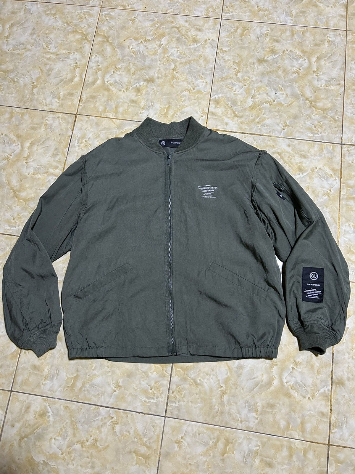 Bomber Jacket × Designer × Undercover 💥 RARE GU x UNDERCOVER MICKEY ...