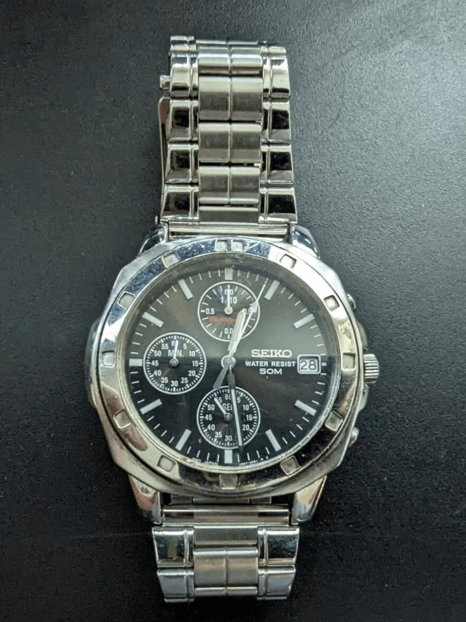 Vintage Vintage Seiko V657 Quartz Japanese Chronograph Men's Watch ...