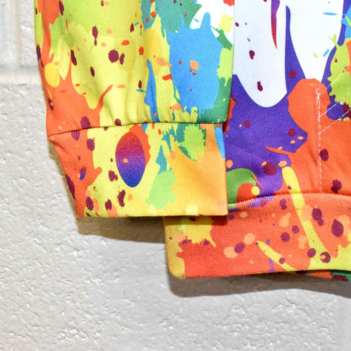 Hype Paint Splatter Design Hoodie | Grailed