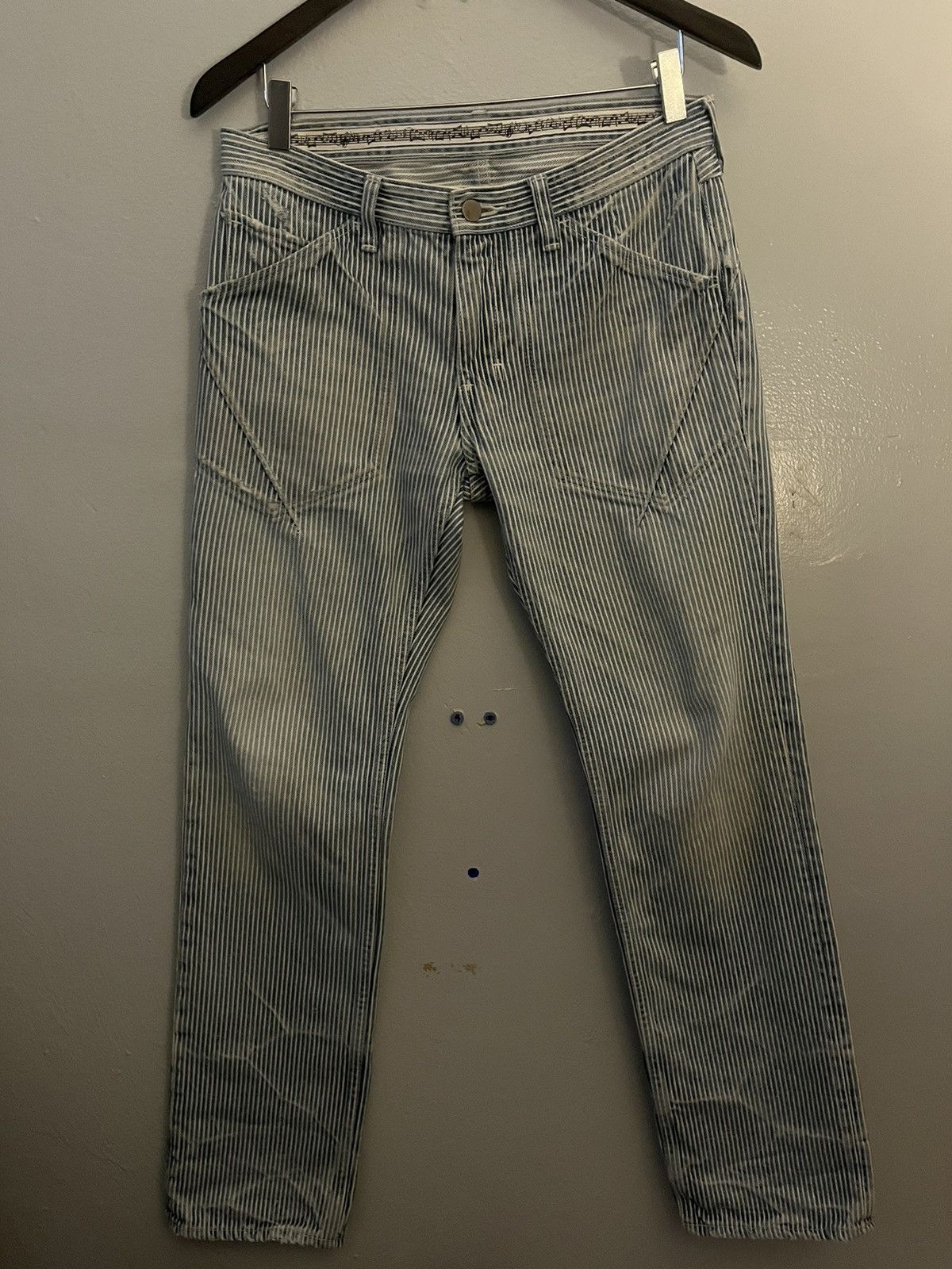 Number (N)ine Number nine SS08 Hickory Carpenter Pain Denim | Grailed