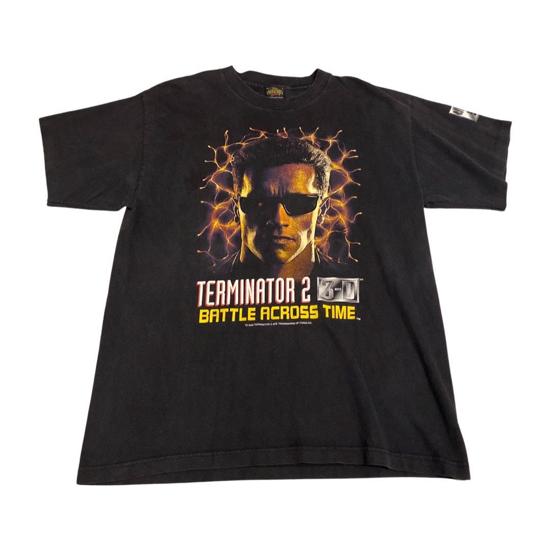 Vintage Universal Studios “Terminator 2 (3-D)” 90’s ride tee | Grailed
