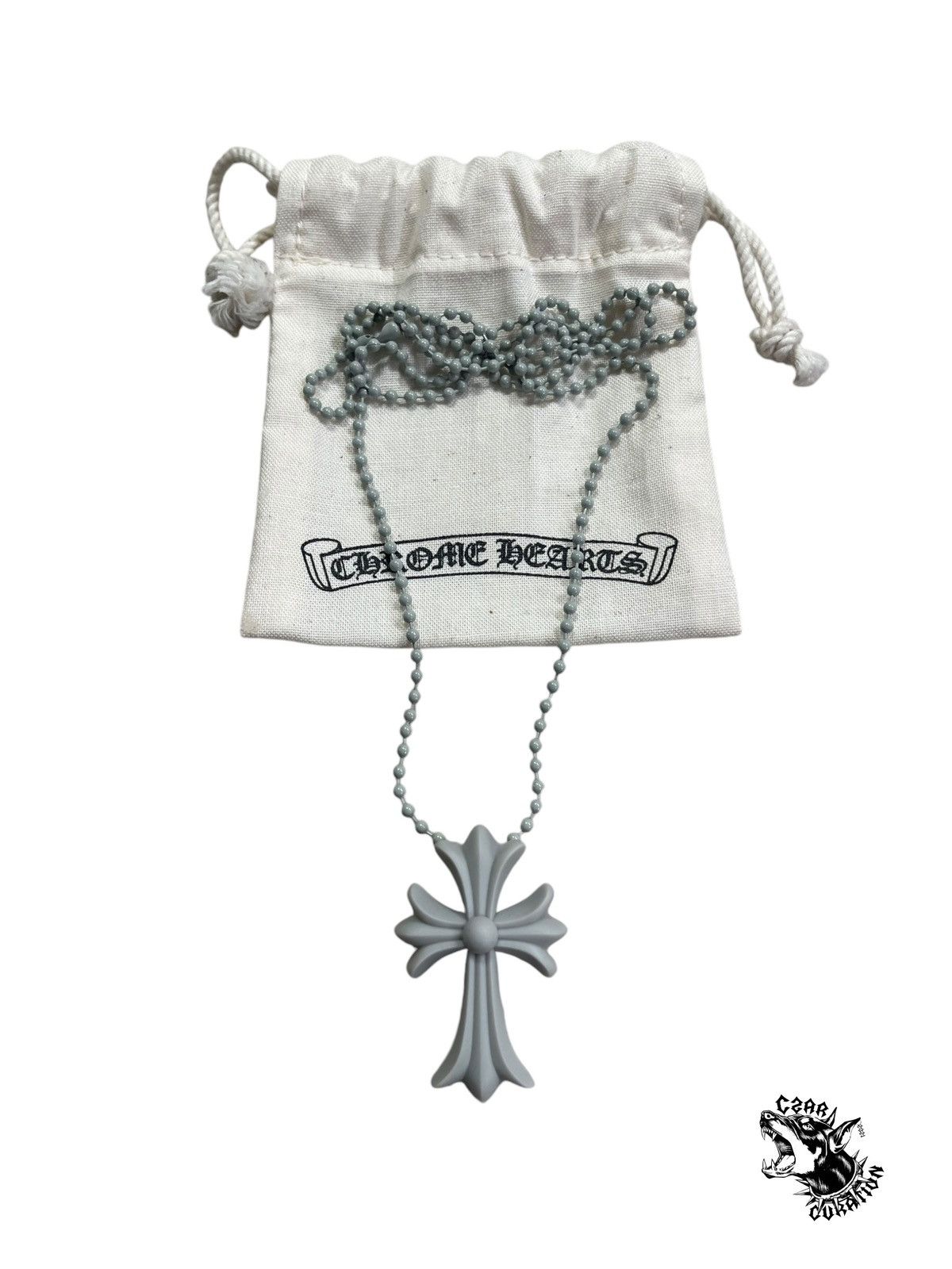 Chrome Hearts Chrome hearts silicone cross chain | Grailed