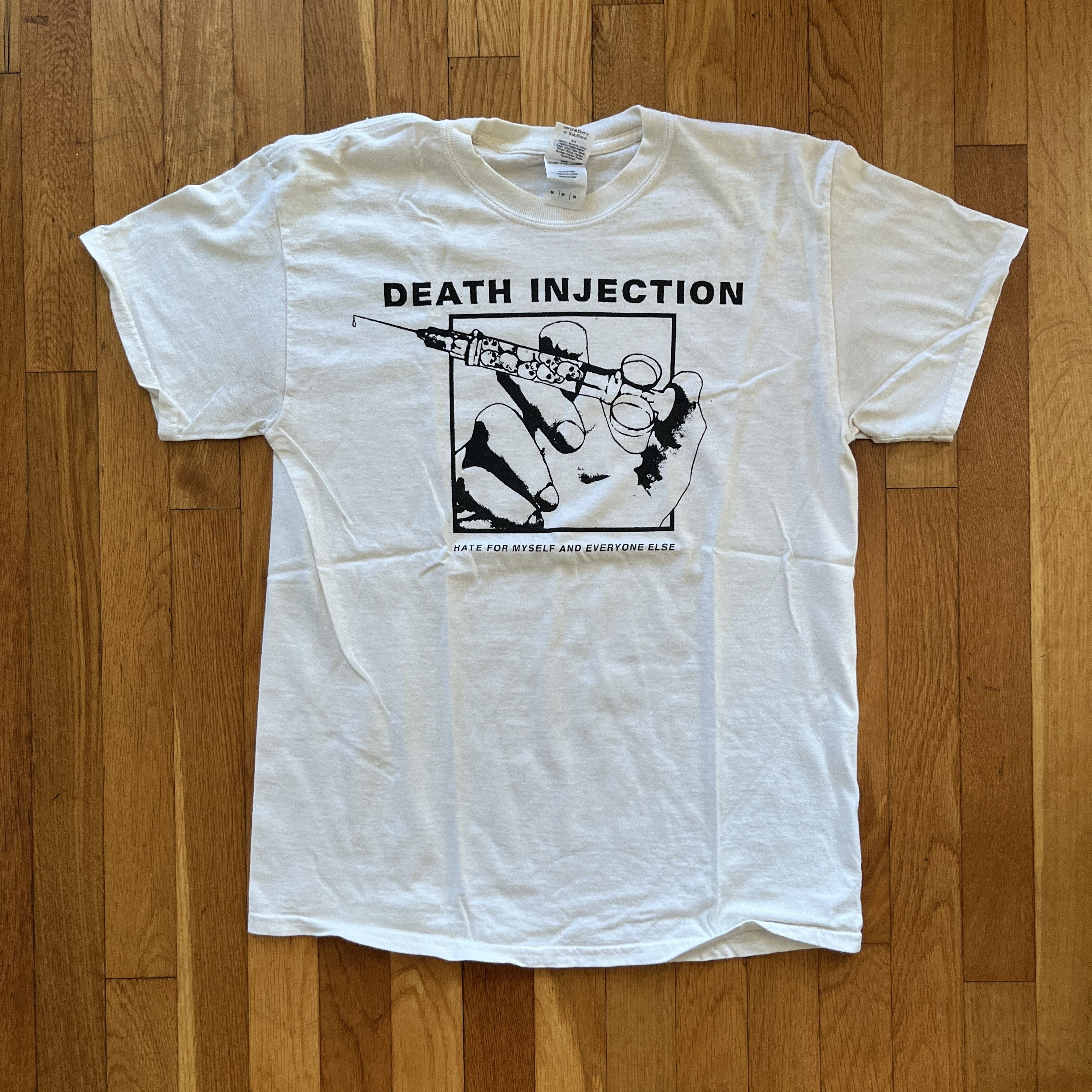 Band Tees Death Injection White Shirt | Grailed