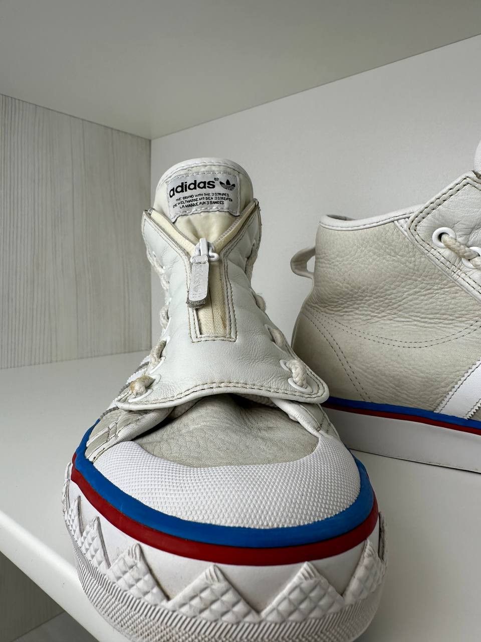 Adidas × Vintage ADIDAS NIZZA HI OT-TECH TRAINERS Vintage Rare ...