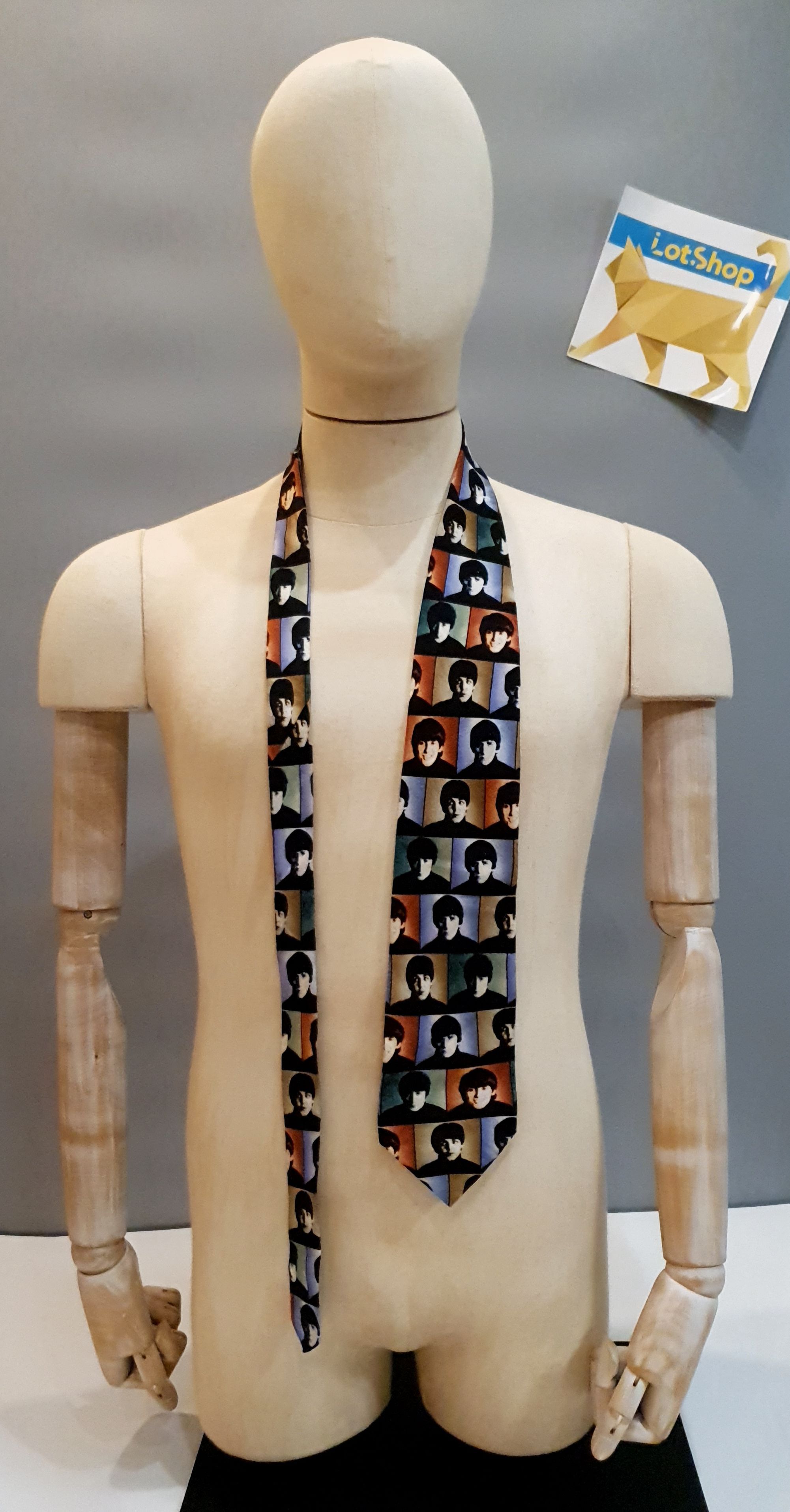Vintage 1998 The Beatles Tie "SHAPES OF BEATLES" Apple Corps. | Grailed