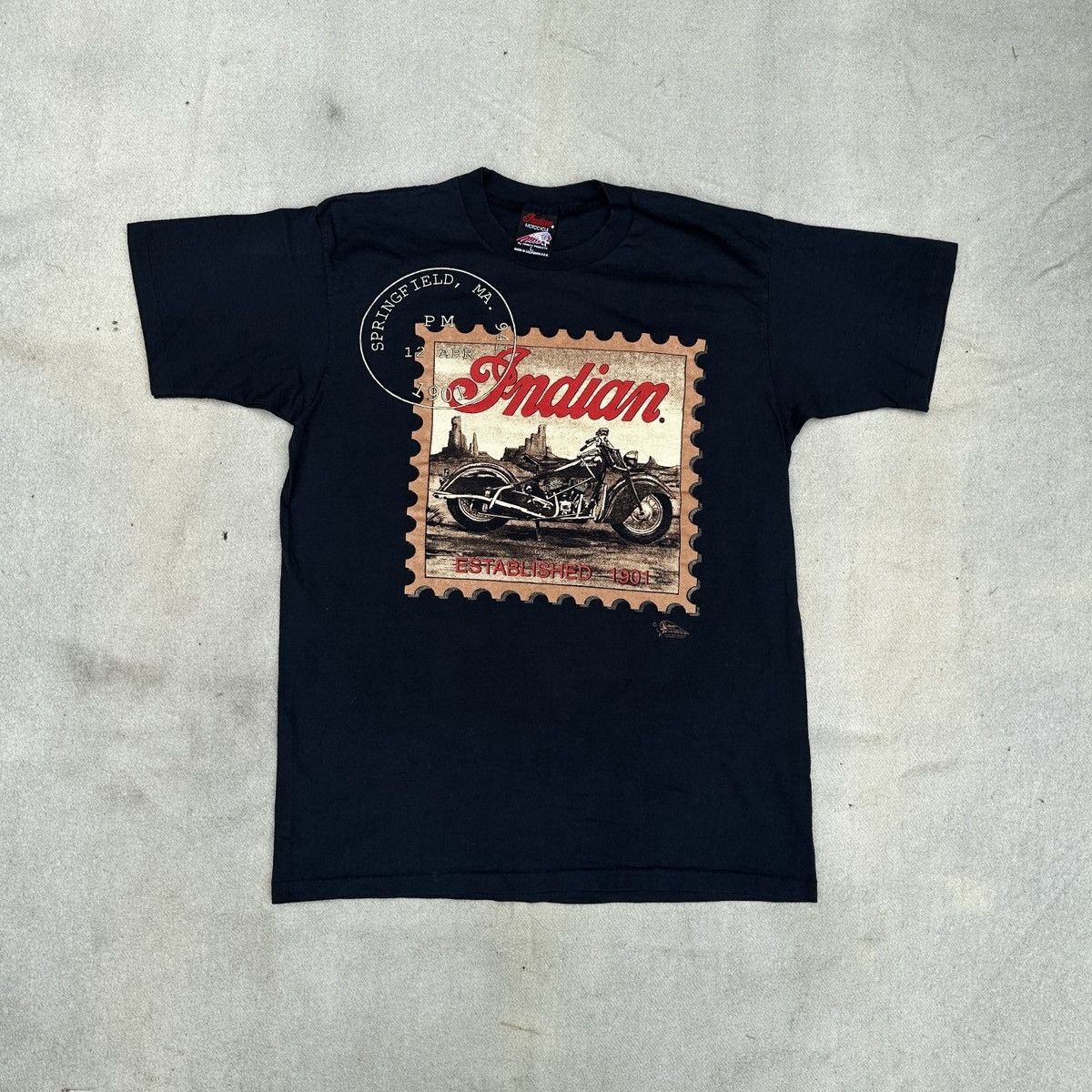 Vintage Vintage ‘91 Indian Motorcycles Springfield MA T Shirt | Grailed