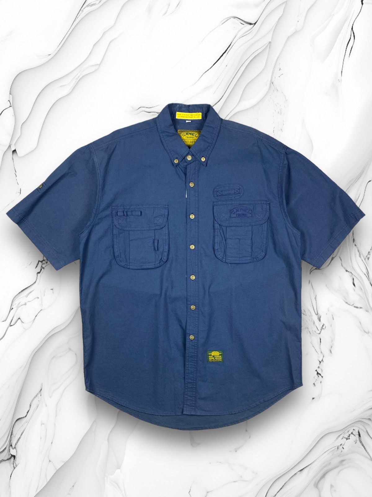 Vintage Camel Trophy 90s Vintage Safari Desert Heavyweight Shirt | Grailed