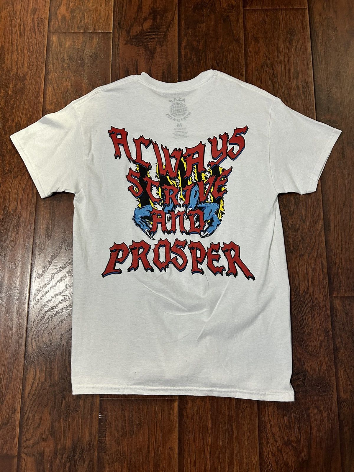 Asap Rocky A$AP Rocky ASAP Mob AWGE Always Strive and Prosper Claw Tee ...