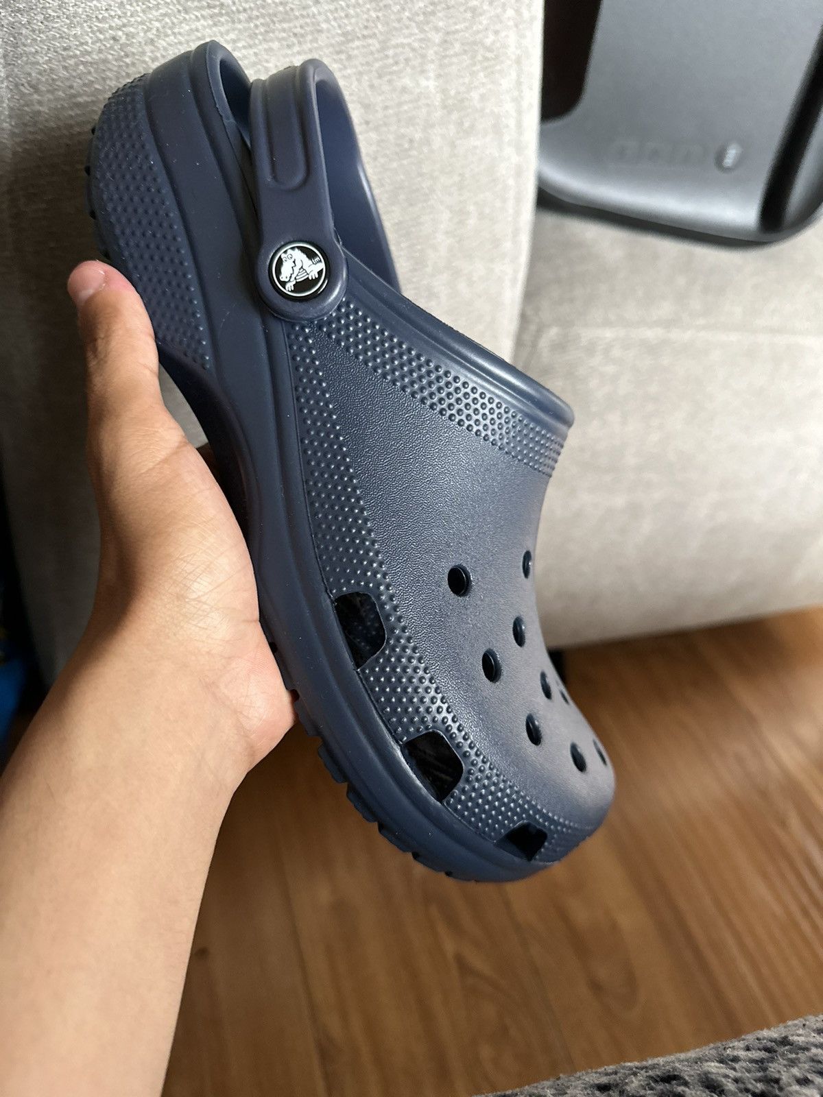 Crocs Navy Blue Crocs 🐊 | Grailed