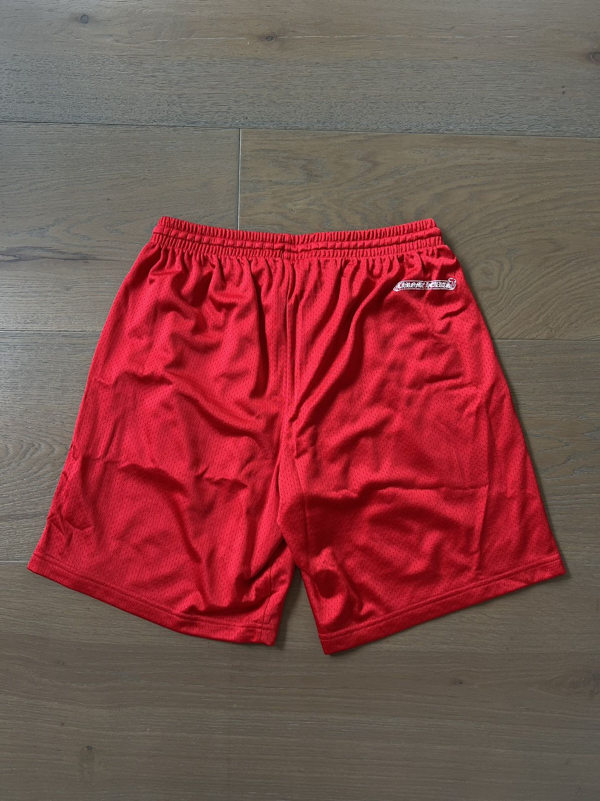 Chrome Hearts Matty Boy Red Form Mesh Shorts | Grailed