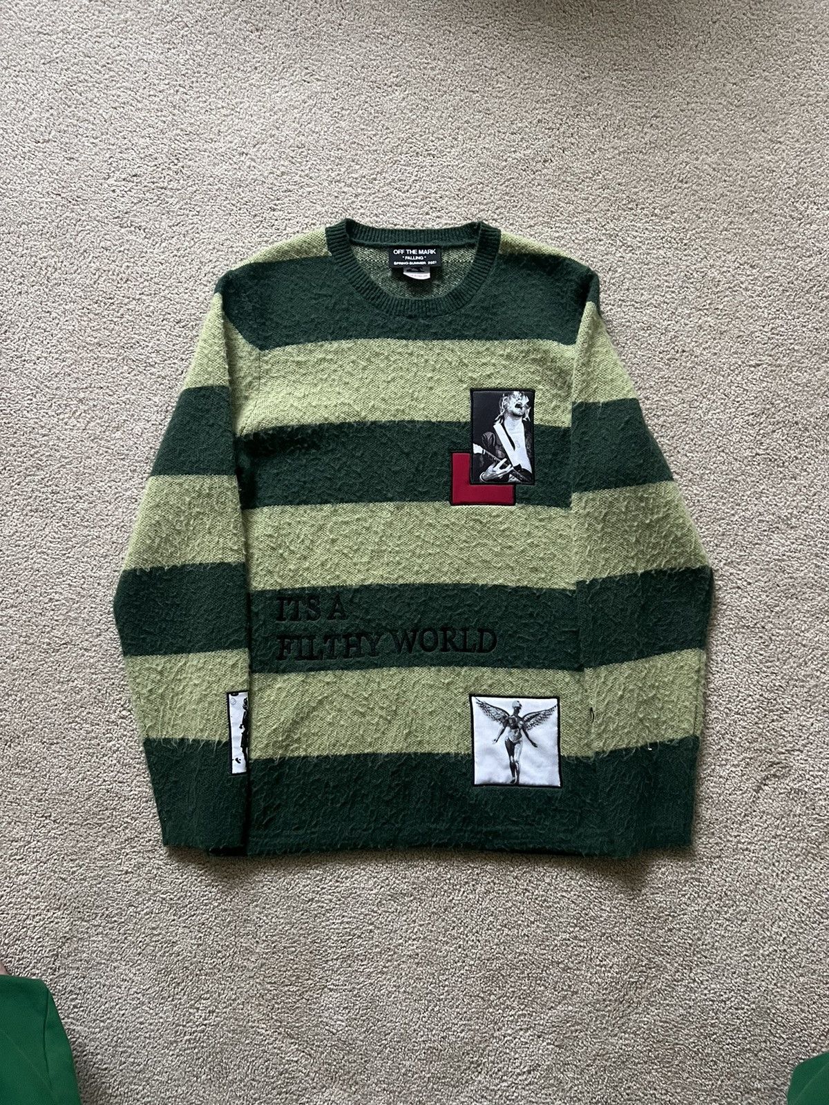 Designer × Streetwear Made in Failure Kurt Cobain Mohair Sweater | Grailed