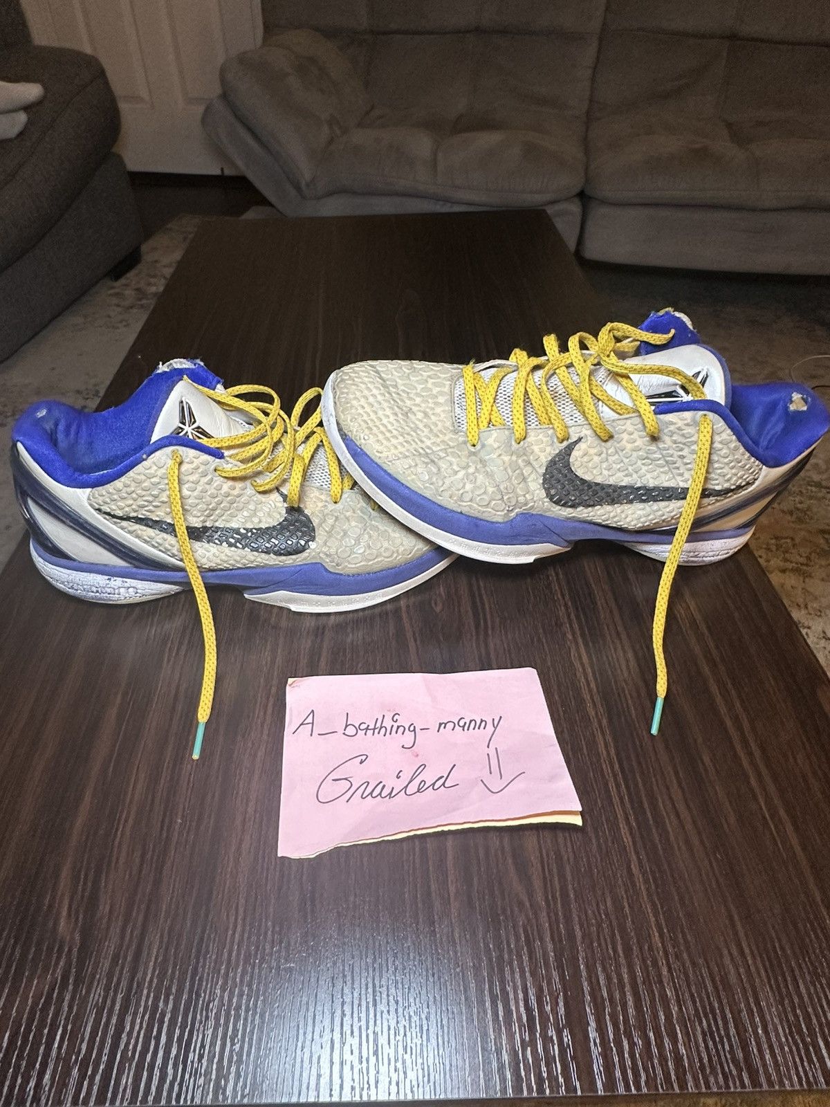 Nike Nike Kobe 6 “ concord” size 10 | Grailed