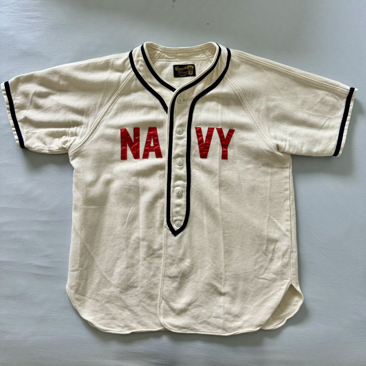 The Real McCoy's WWII Baseball Jersey | Grailed