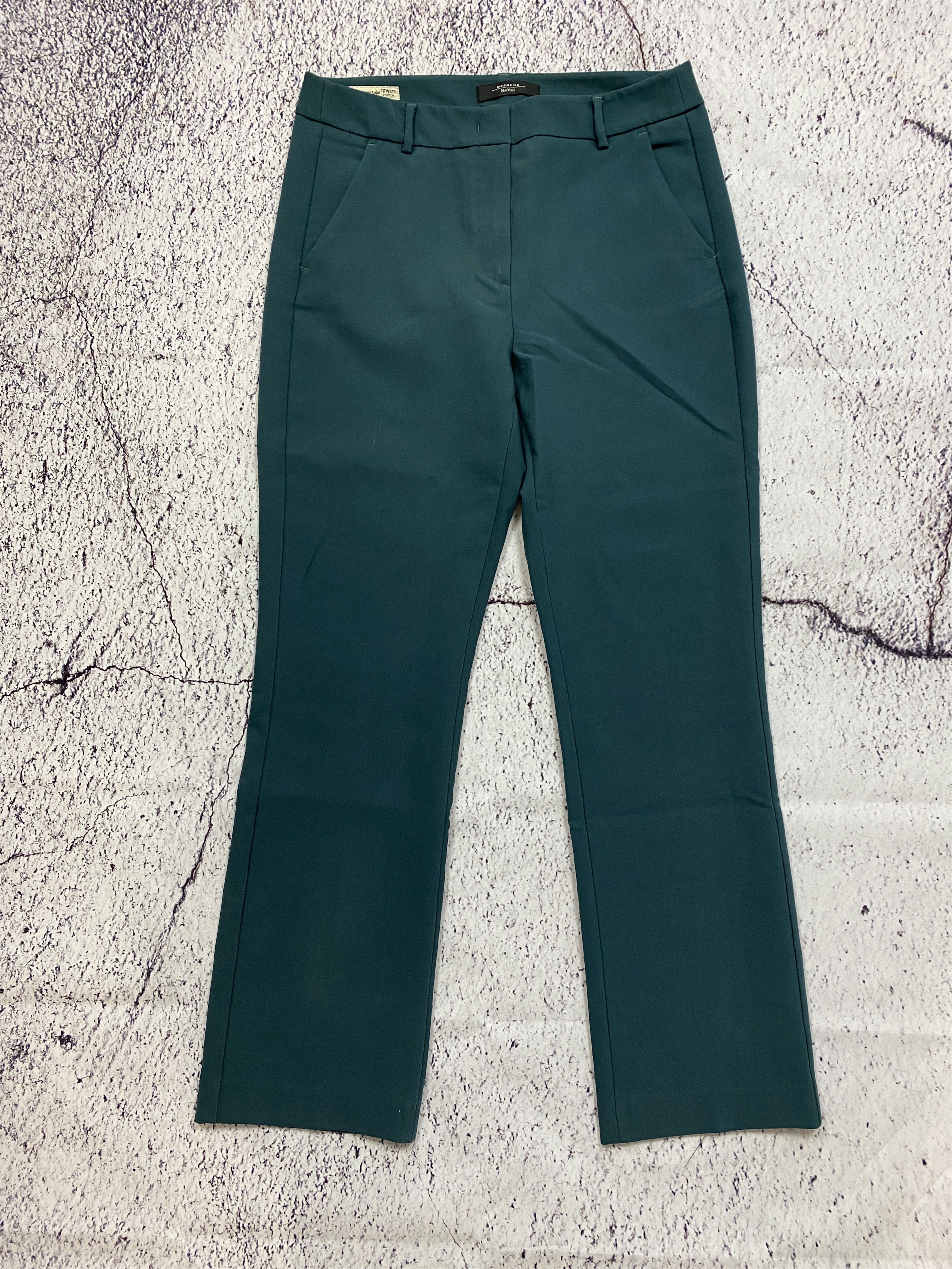 Max Mara Weekend Max Mara green capri pants 40 | Grailed