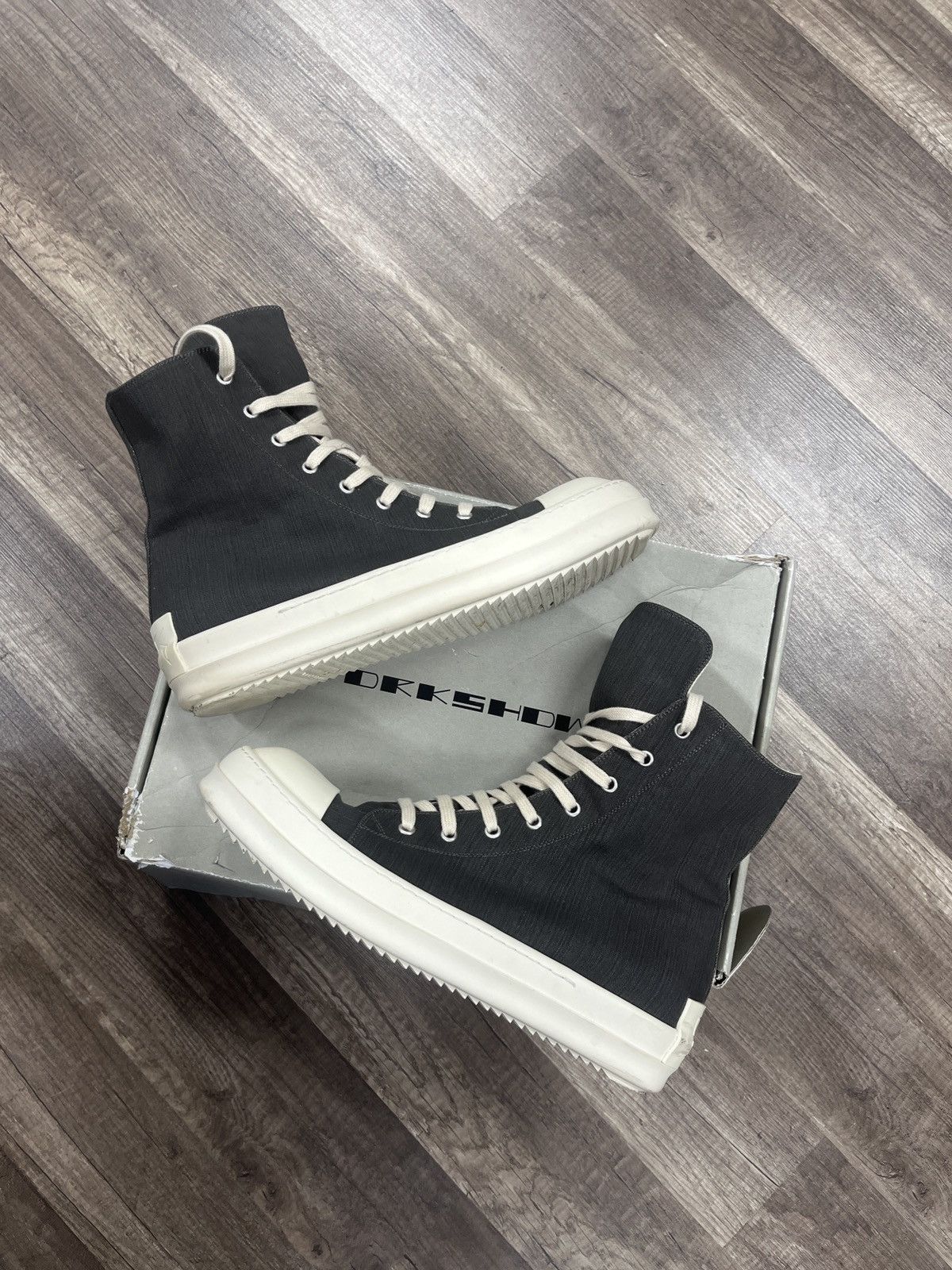 Rick Owens Rick Owen’s Dark shadow ramones high | Grailed