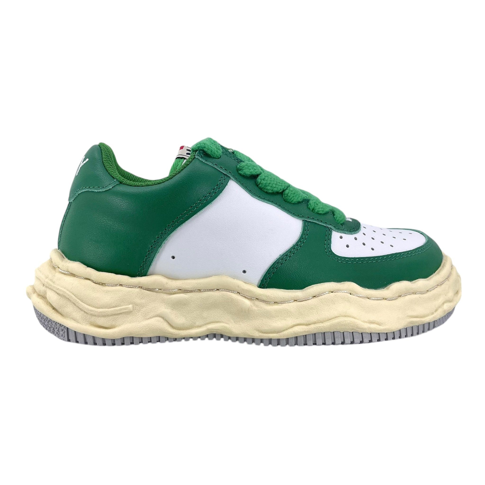 Maison MIHARA YASUHIRO Wayne OG Sole Sneaker Low Green White | Grailed
