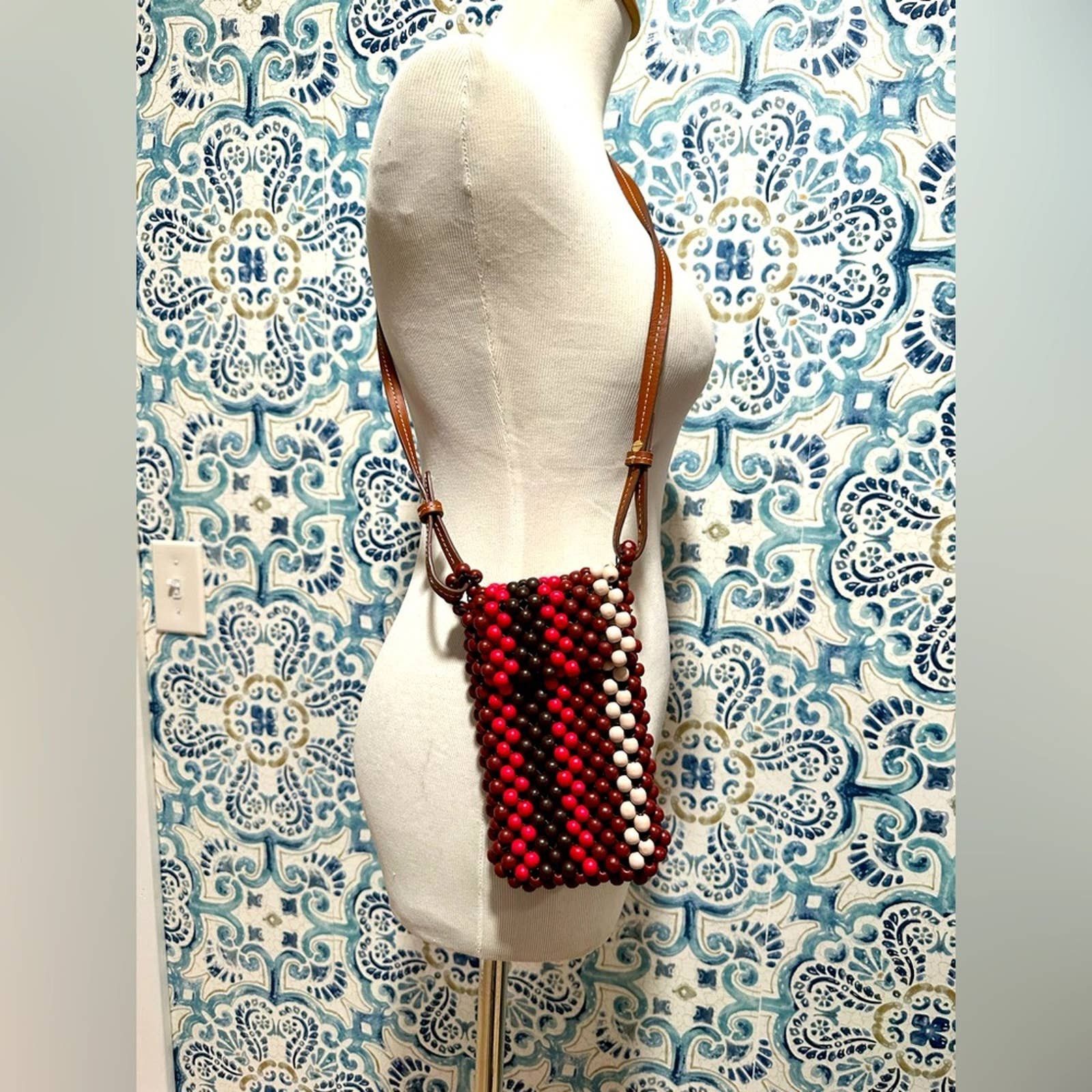 Ulla Johnson Ulla Johnson Dumi beaded shoulder bag CrossBody Cell Phone ...