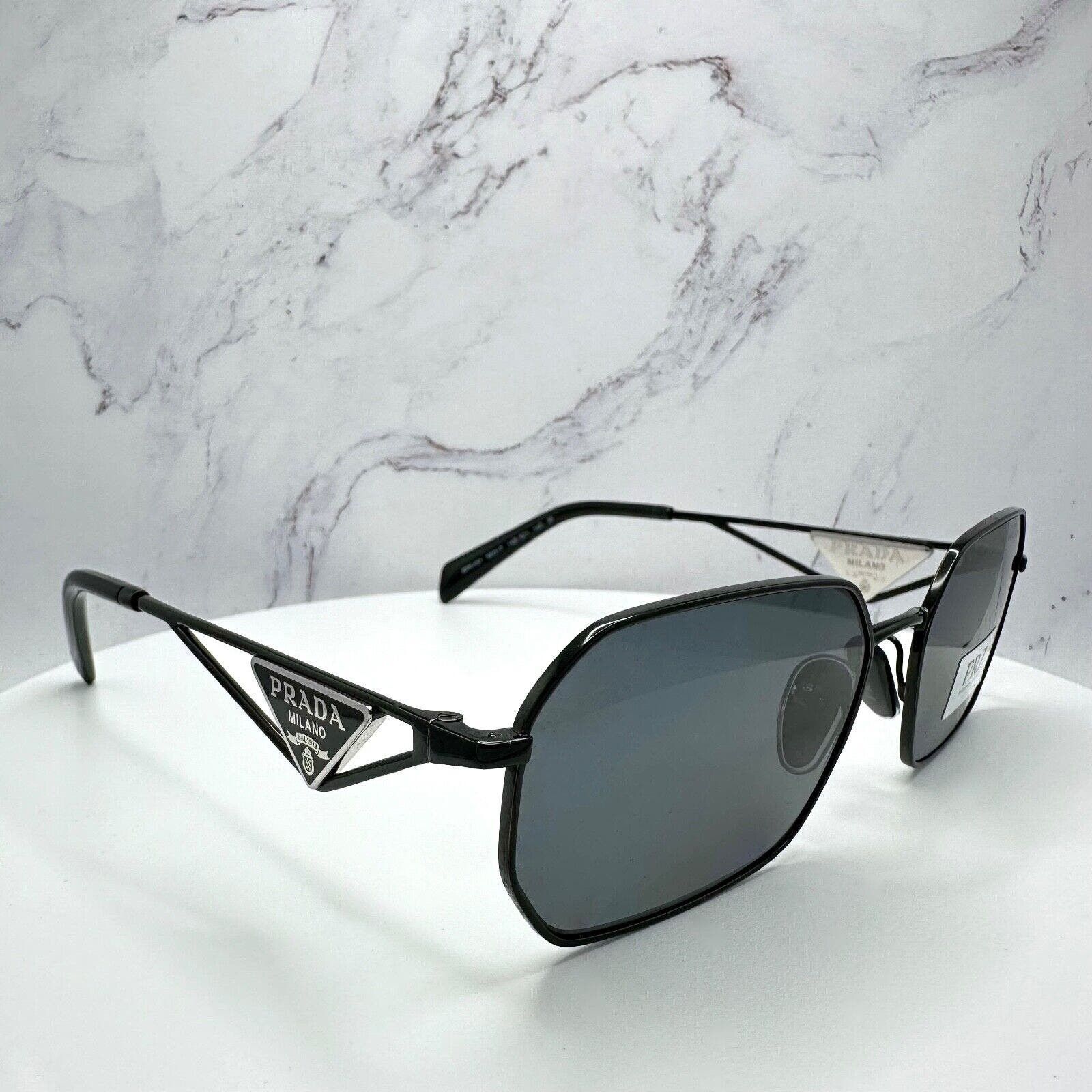 Prada Prada Sunglasses Black Metal Polarized Logo Authentic | Grailed
