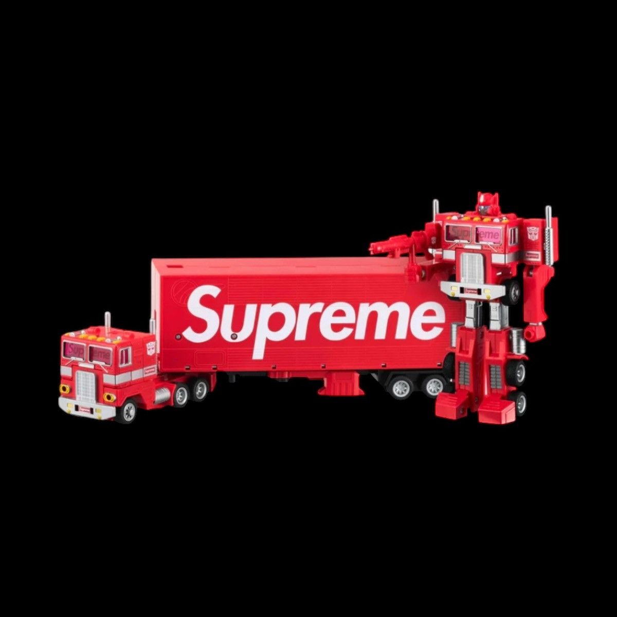 Supreme × Transformers Supreme Transformers G1 Optimus Prime Figure ...
