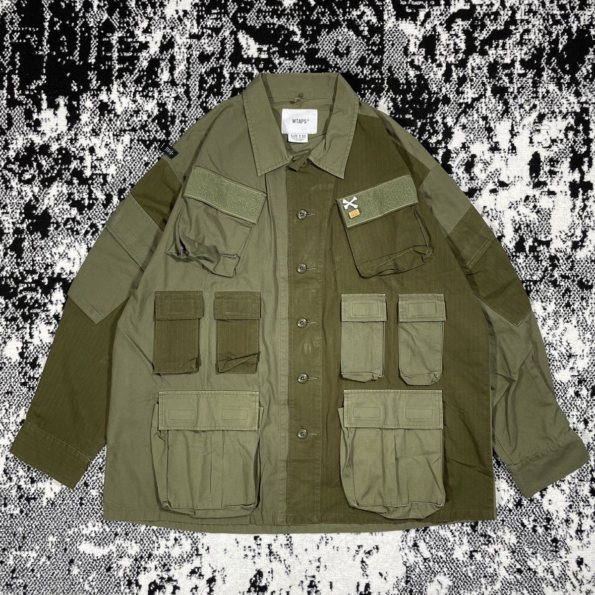 Wtaps WTAPS MODULAR SHIRT COTTON RIPSTOP ‘LONG LIVE WTAPS’ 17AW | Grailed