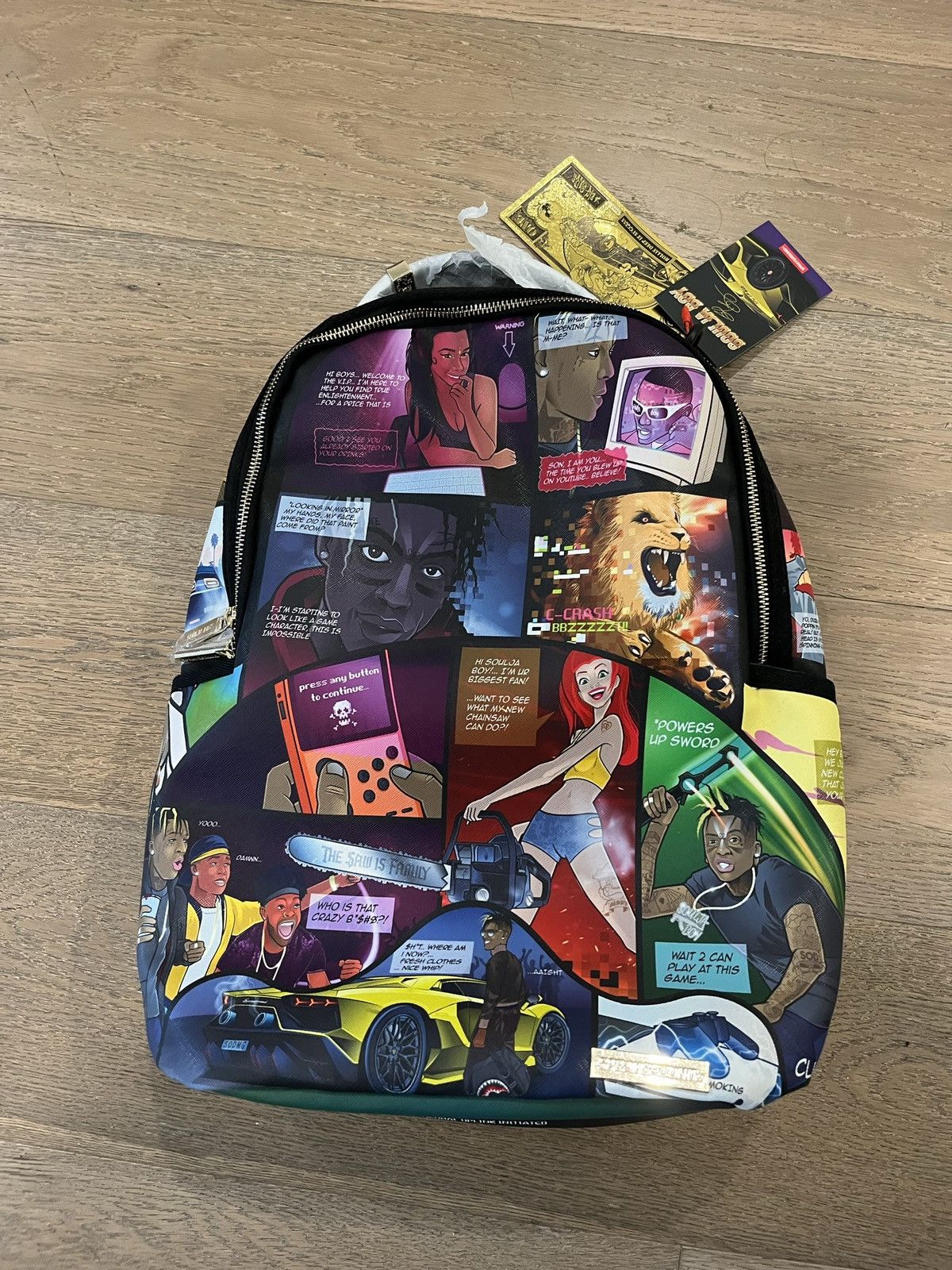 Sprayground SPRAYGROUND x SOULJA BOY COMIC LIFE BAG | Grailed