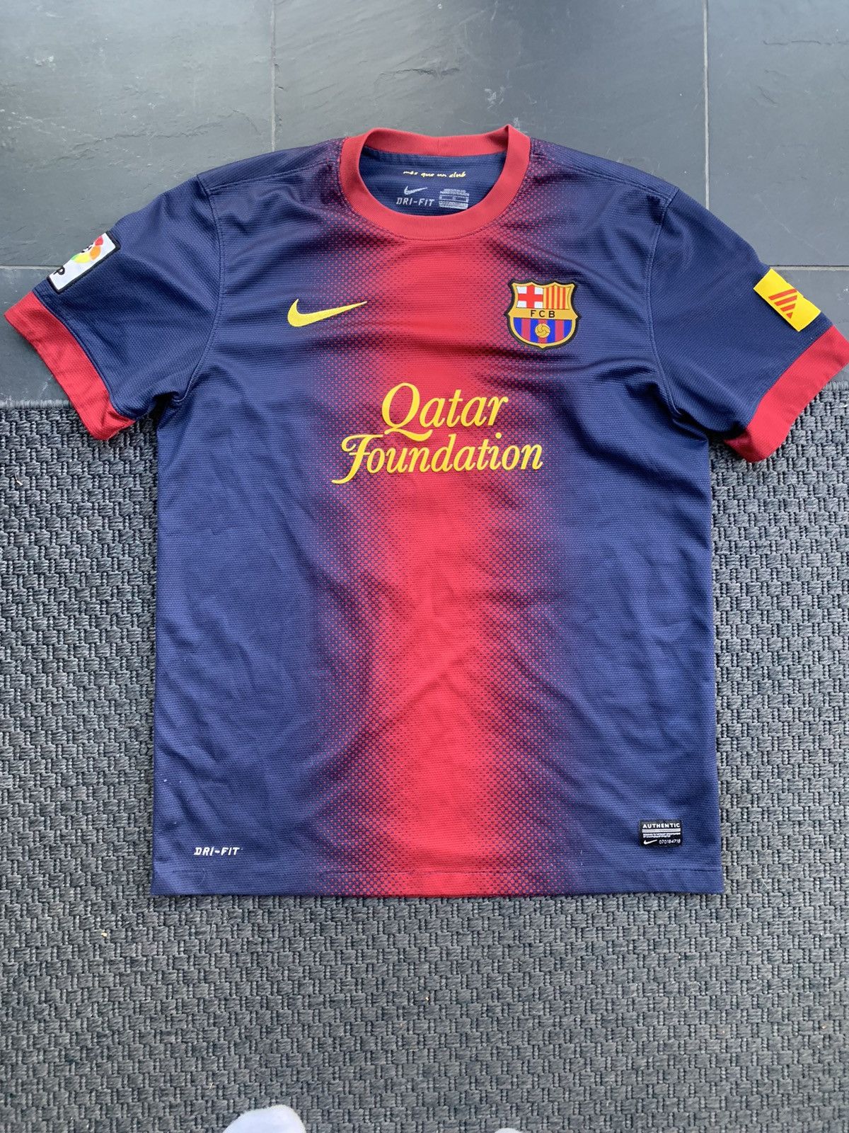 F.C. Barcelona × Nike FC Barcelona 2012-13 home jersey #10 Messi qatar ...