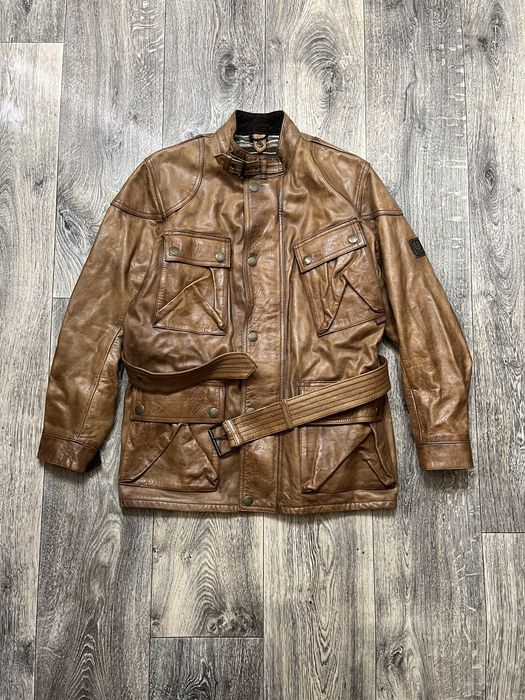 Belstaff Belstaff brown leather jacket panther 1966 | Grailed