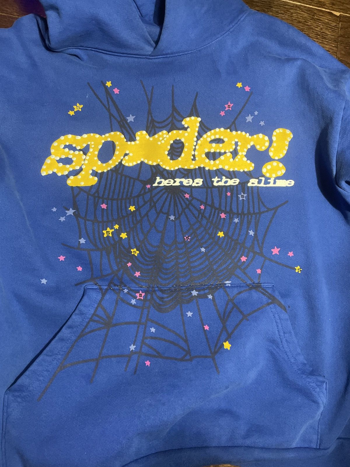 Sp5der SP5DER HOODIE ‘TC BLUE’ W/RECEIPT & CONFIRMED REAL BY SP5DER ...