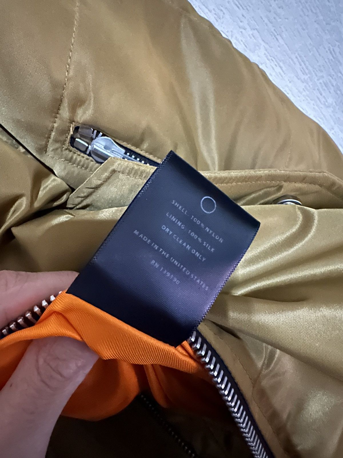 Fear of God 4th Collection Gold Bomber Jacket | Grailed