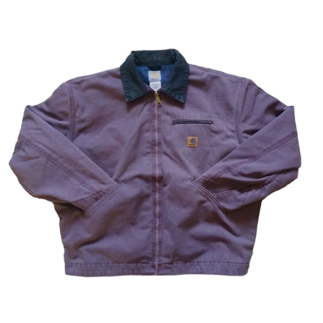 Vintage Vintage Carhartt Red Blanket Lined Work Detroit Jacket | Grailed