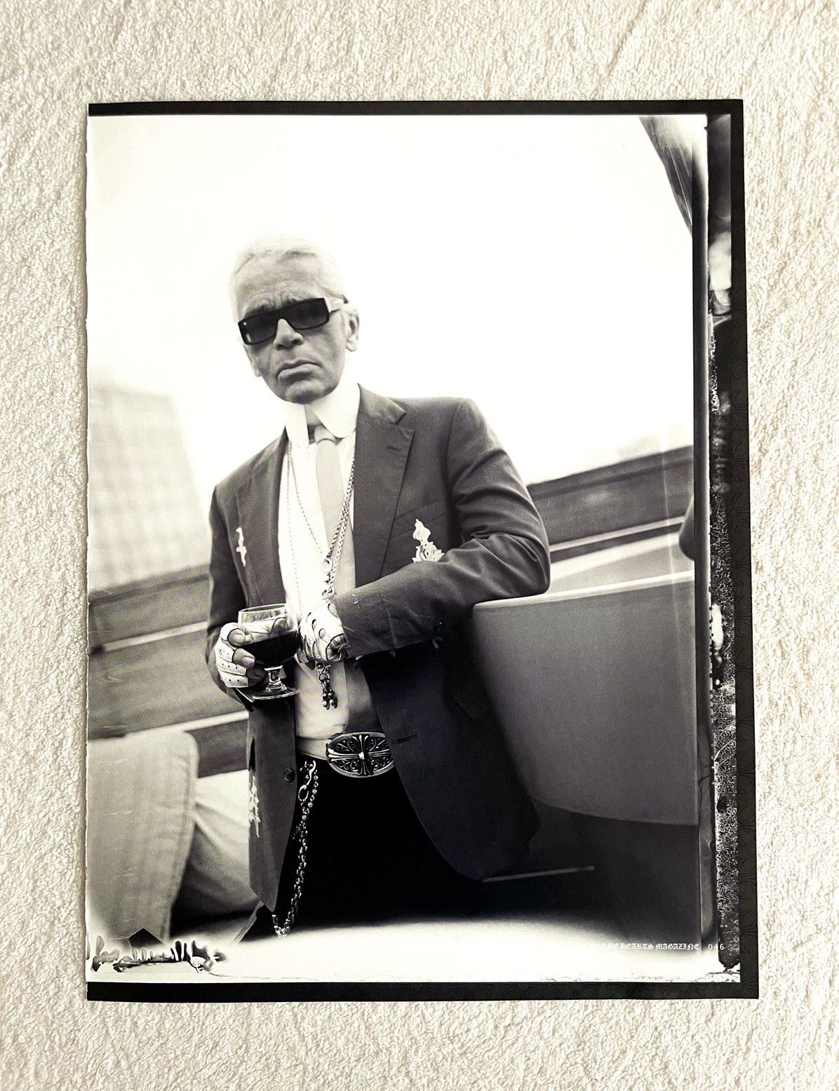 Chrome Hearts Chrome Hearts Karl Lagerfeld 8x11 magazine cutout Print ...