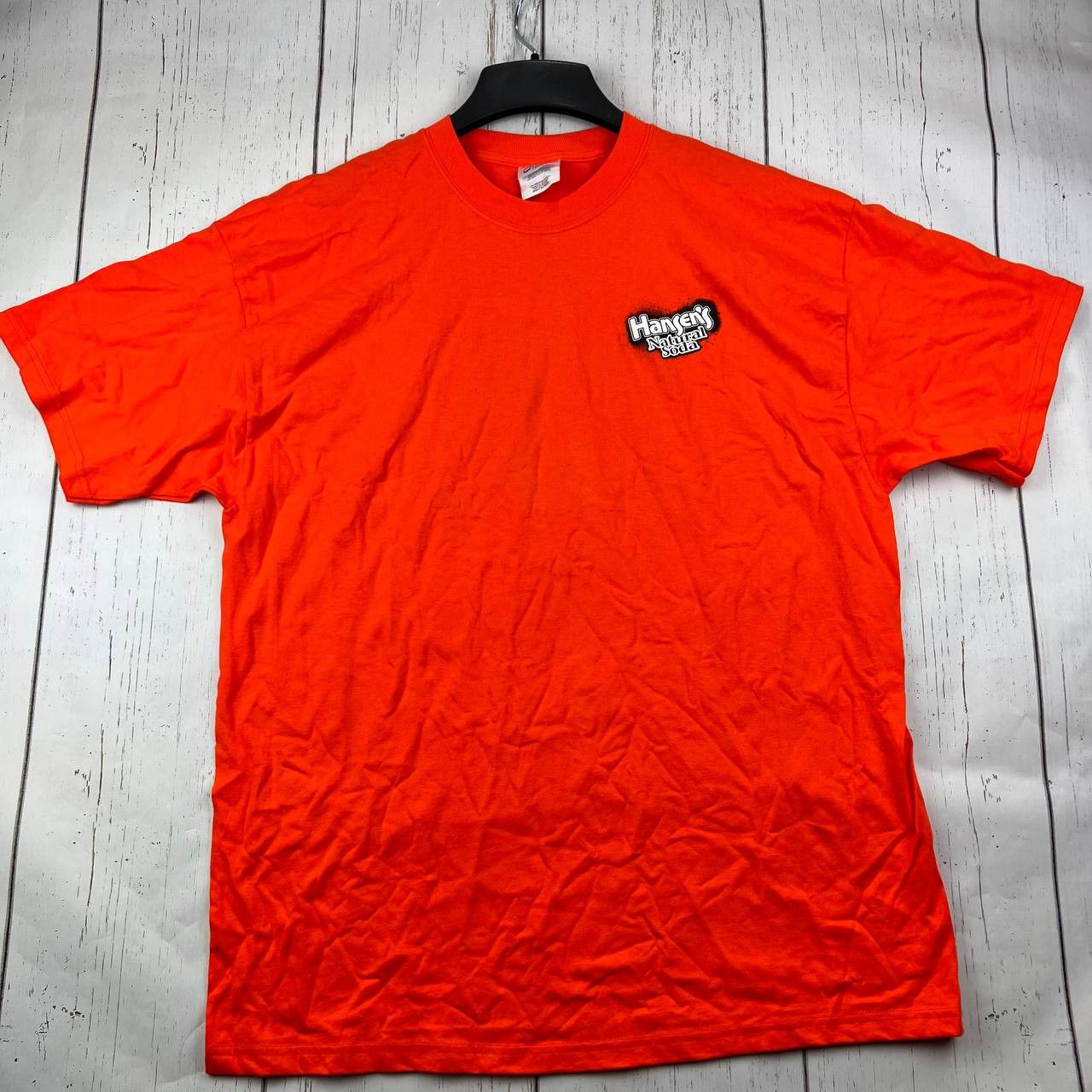 Vintage Hansen Natural Soda XL Port and Company Printed Shirt | Grailed