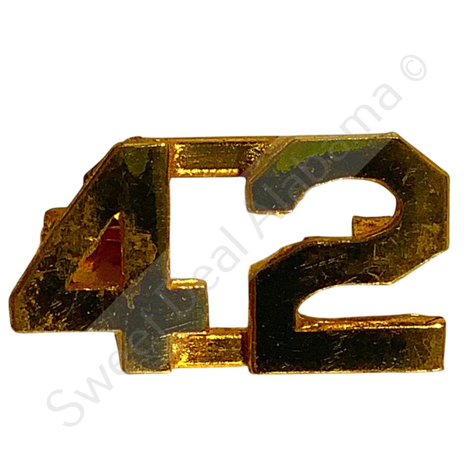 Other WWI Era Numeric "42", Brass Military C-Clasp Pins Set 3/8"H | Grailed
