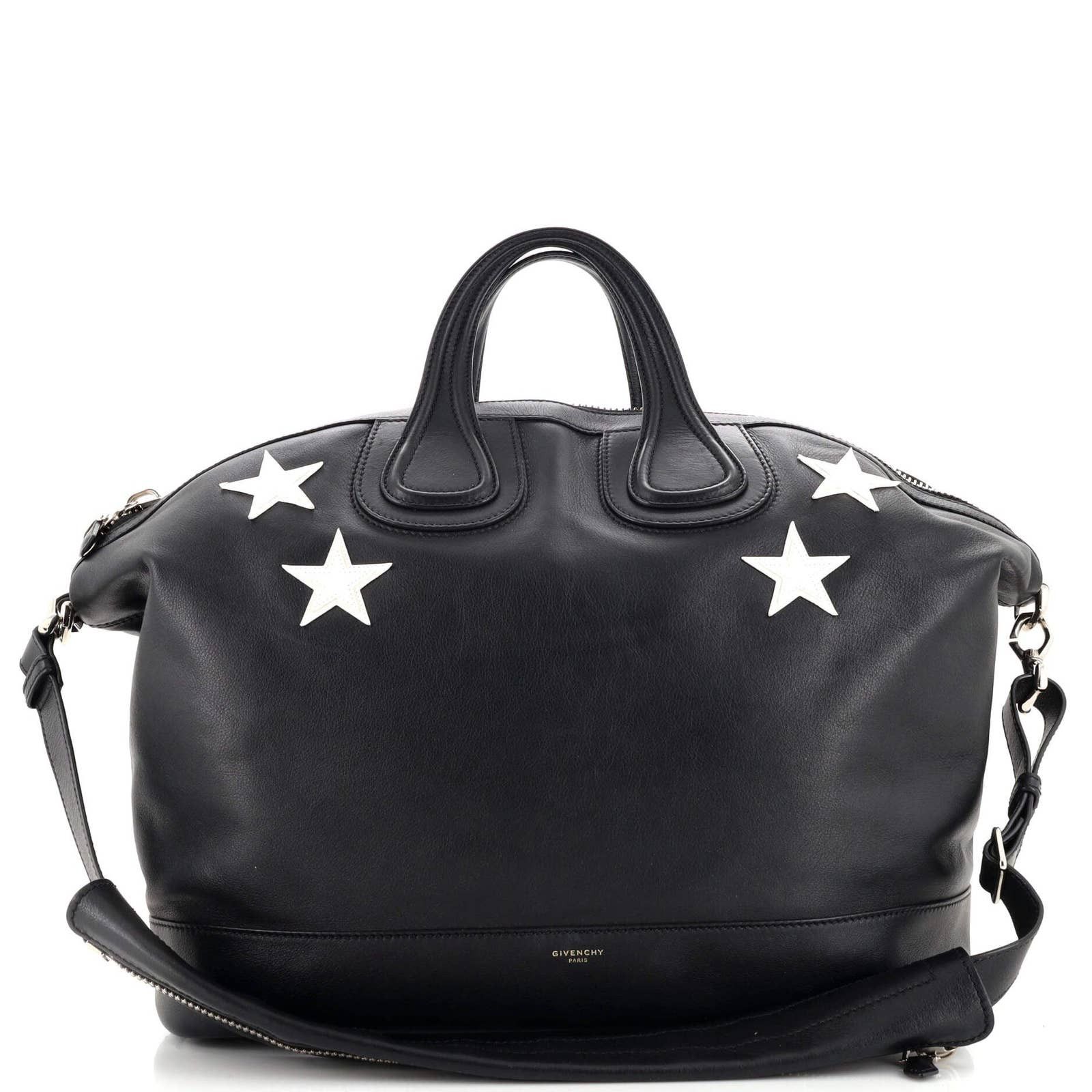 Givenchy Nightingale Satchel Patch Embellished Leather Large | Grailed