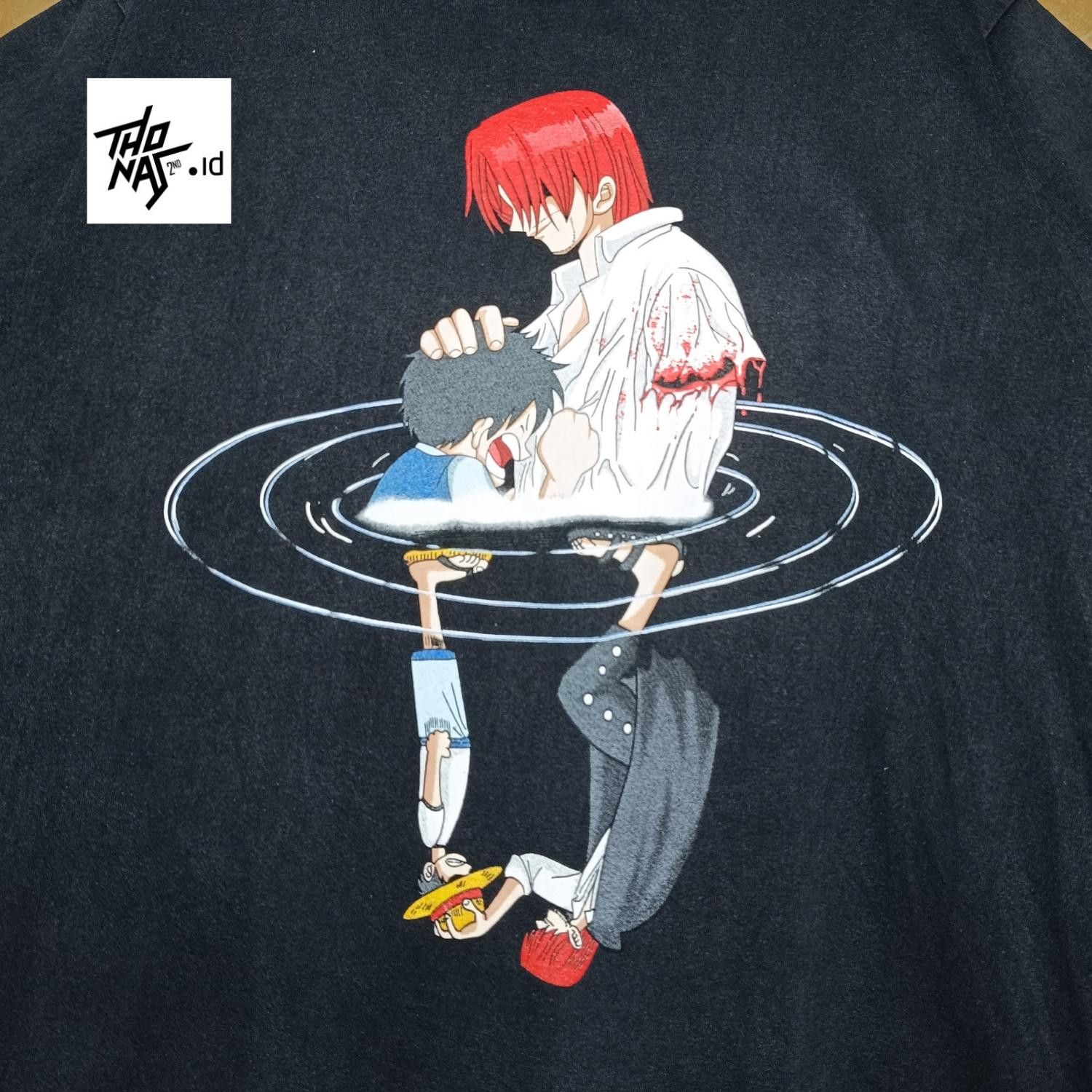 Vintage Rare Luffy & Shanks One Piece Anime Manga Limited Fans Made ...