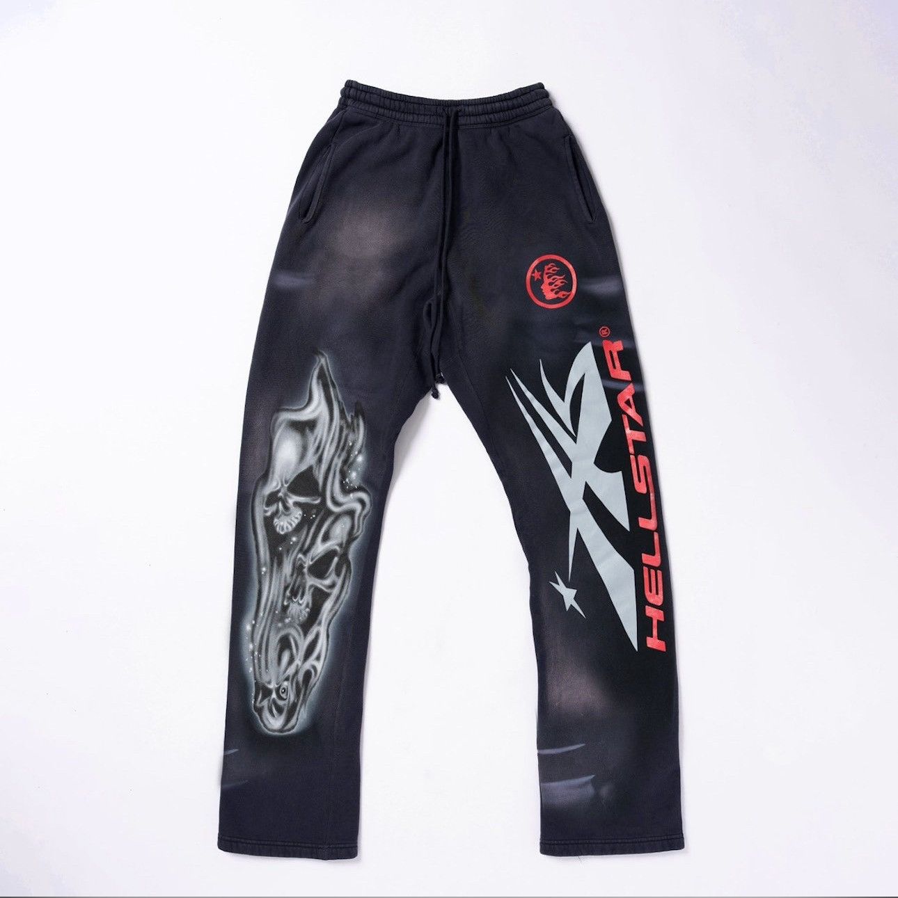HELLSTAR HELLSTAR Airbrushed Skull Sweatpants Capsule 10 - XL | Grailed