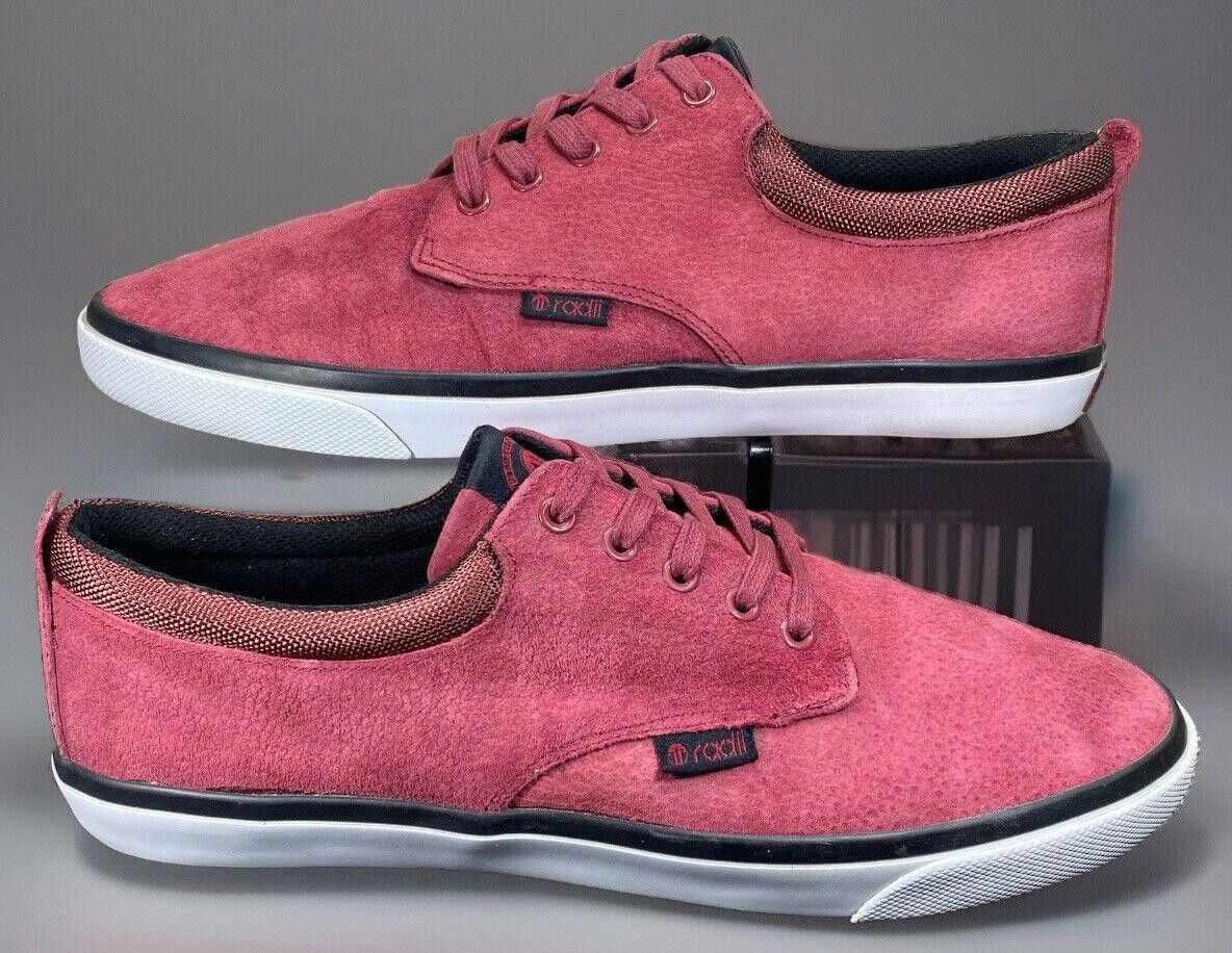 Designer 12- RADII "THE JAX" BURGUNDY/BLACK WAXED PEBBLE LEATHER | Grailed