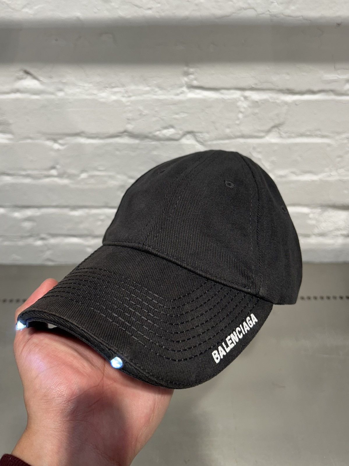 Balenciaga BALENCIAGA LED LIGHT CAP | Grailed