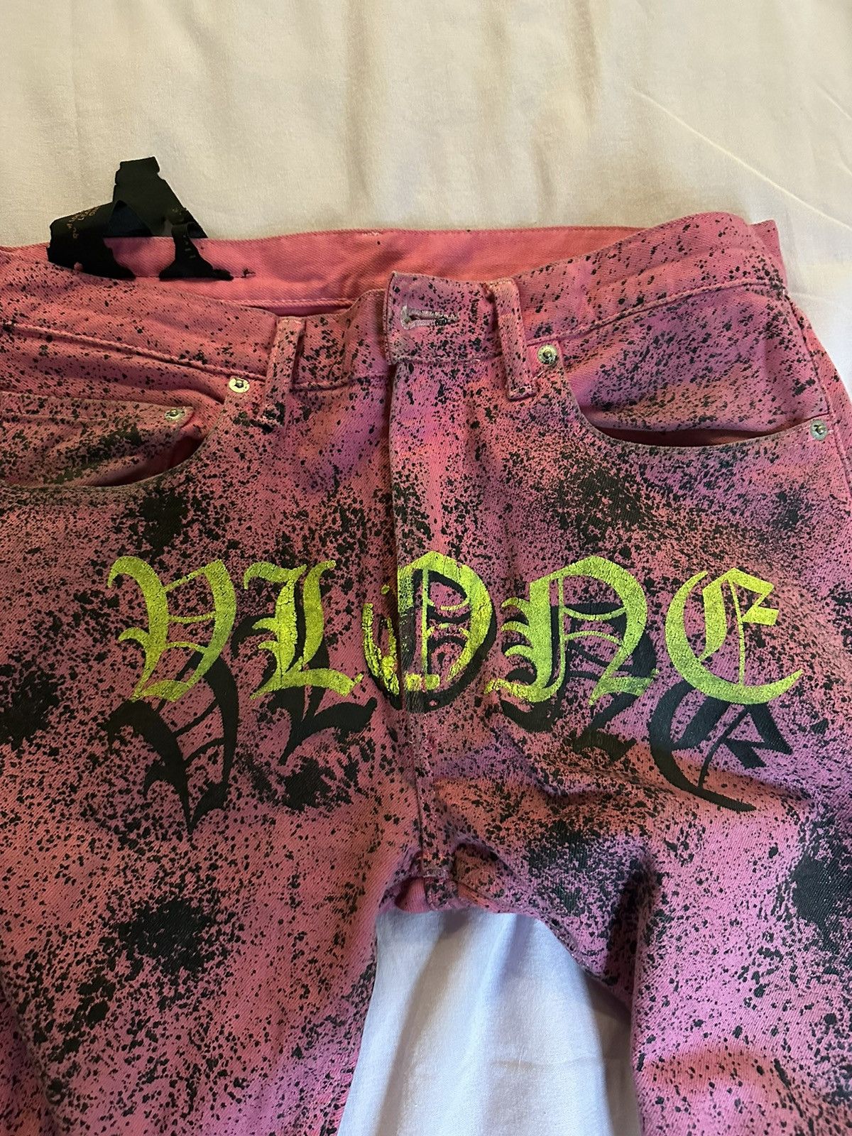 Vlone Hand painted Vlone pants | Grailed