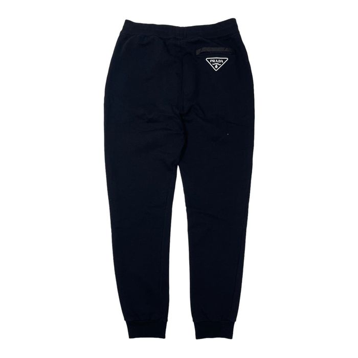 Prada Prada Triangle Logo Sweatpants Black Pre-Owned | Grailed