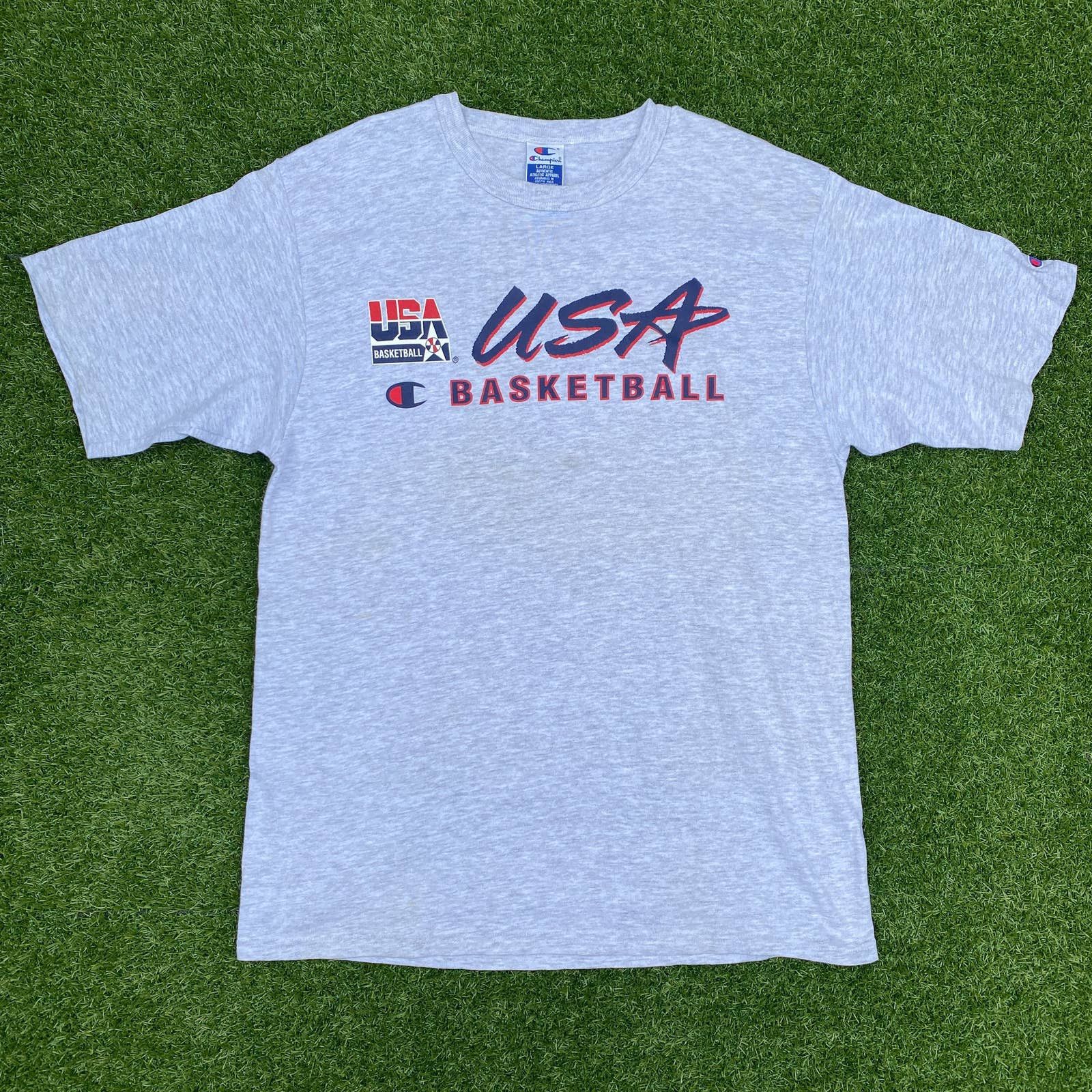 Champion × Vintage Champion 1996 USA Dream Team II Tee | Grailed