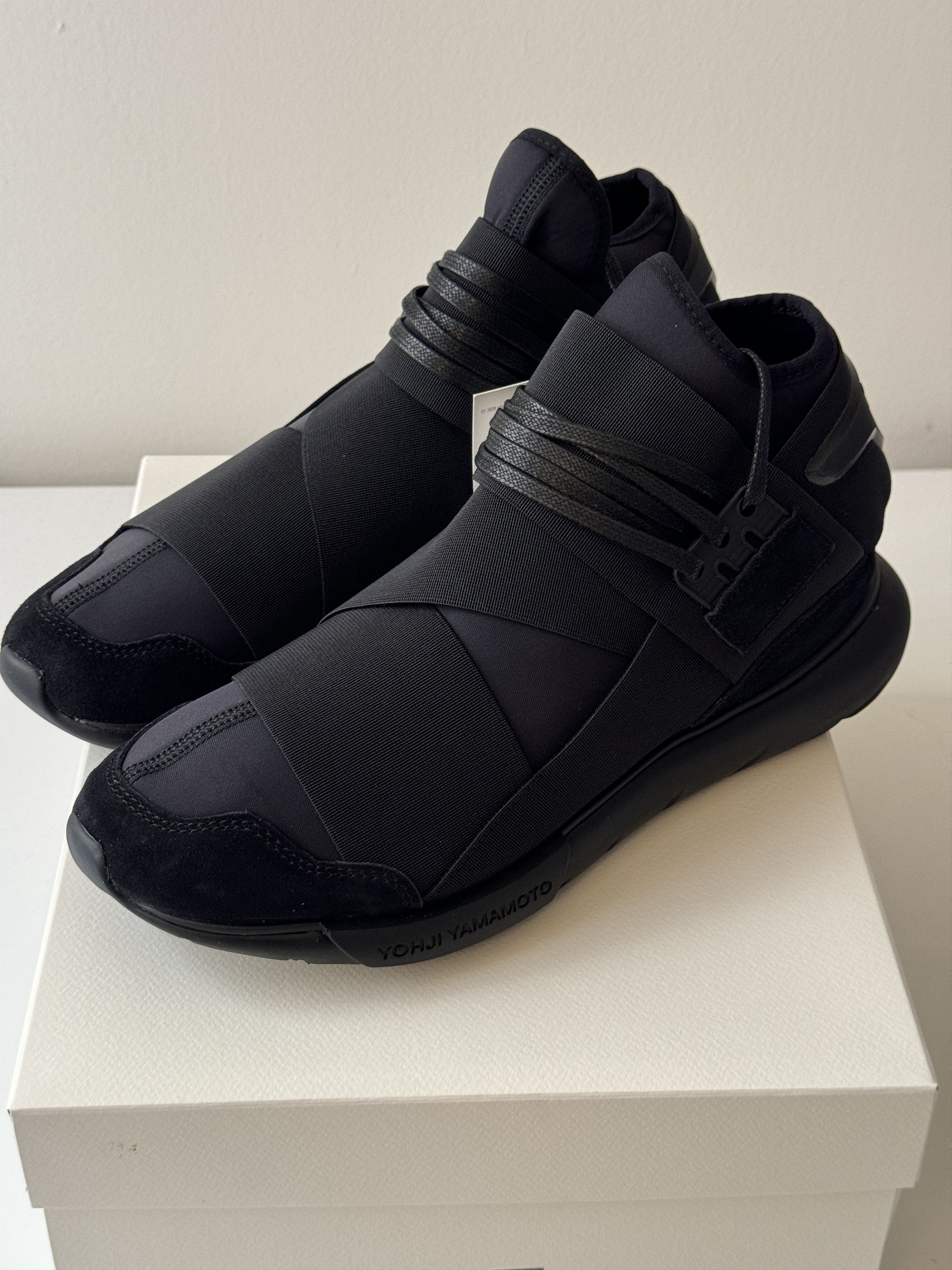 Y-3 Size 9.5 - adidas Y-3 Qasa High Triple Black IG9434 | Grailed