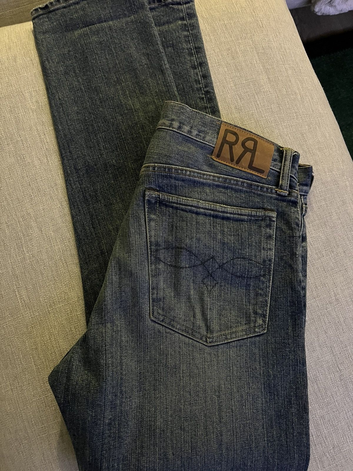 RRL Ralph Lauren RRL Slim Narrow Eakins Wash Jean 32x32 | Grailed