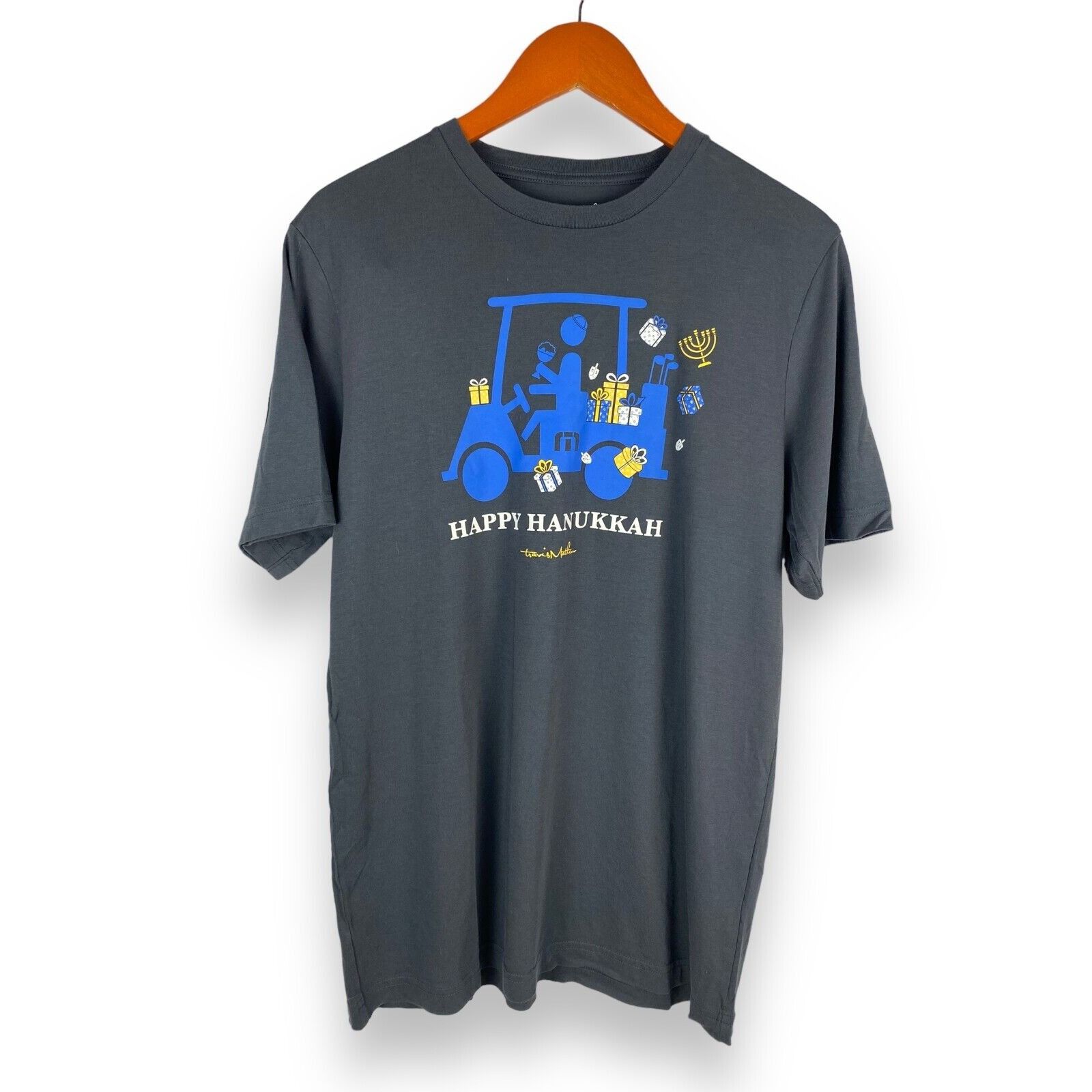 Travis Mathew TRAVIS MATHEW Hanukkah Golf Cart Medium Short Sleeve T ...