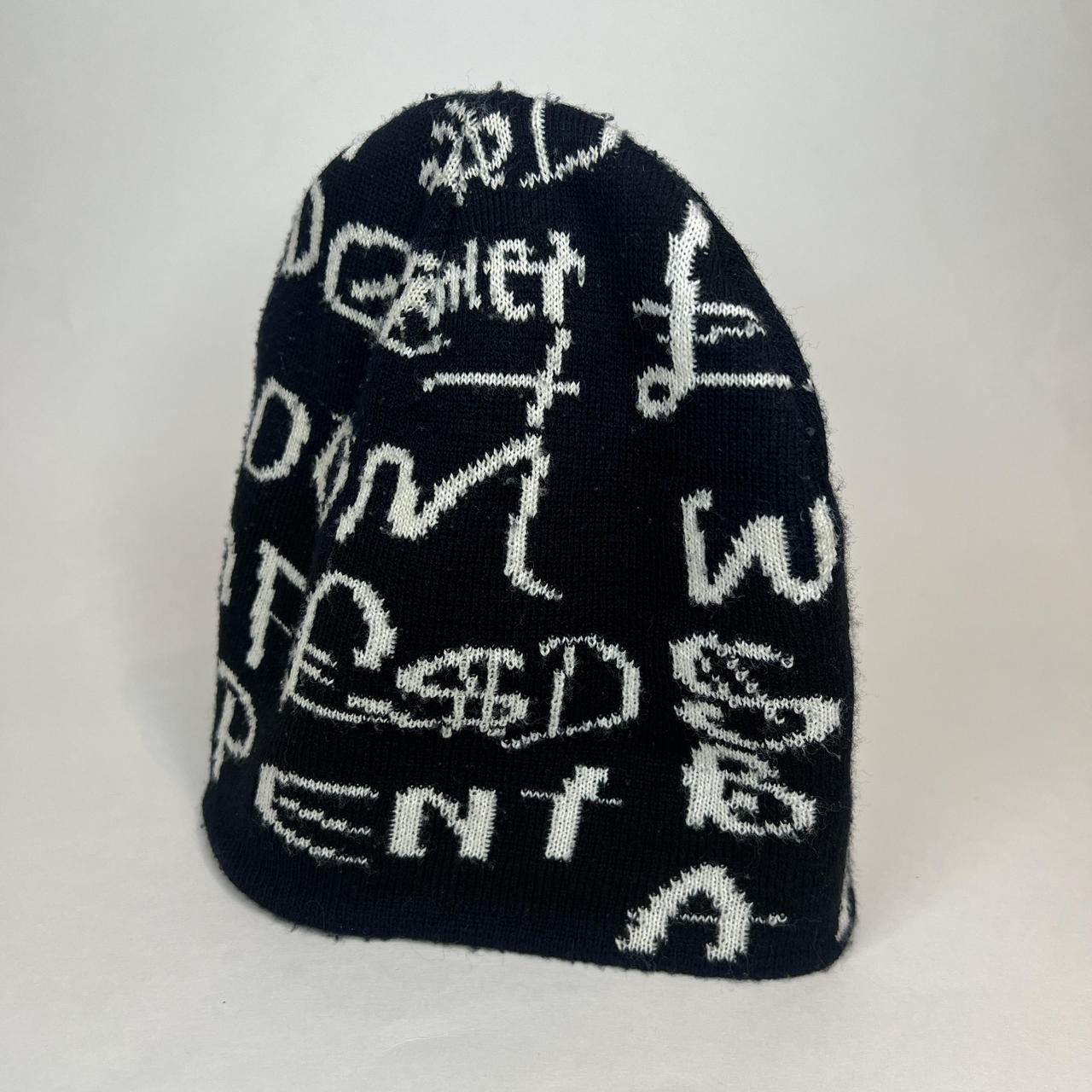 Streetwear × Supreme × Vintage supreme black arc skully beanie | Grailed